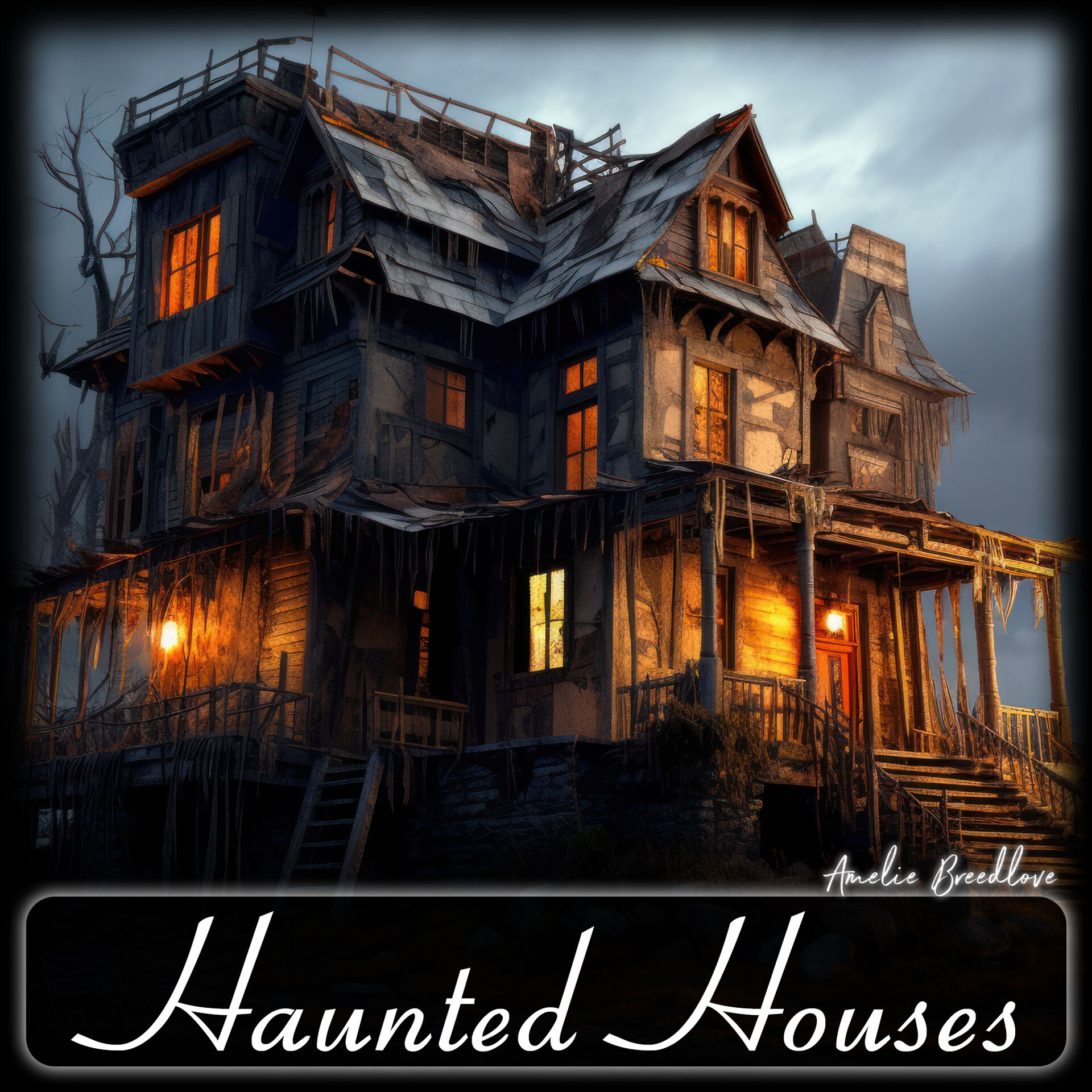 ArtStation - 220 Environment Concept - Haunted Houses Reference Pack ...