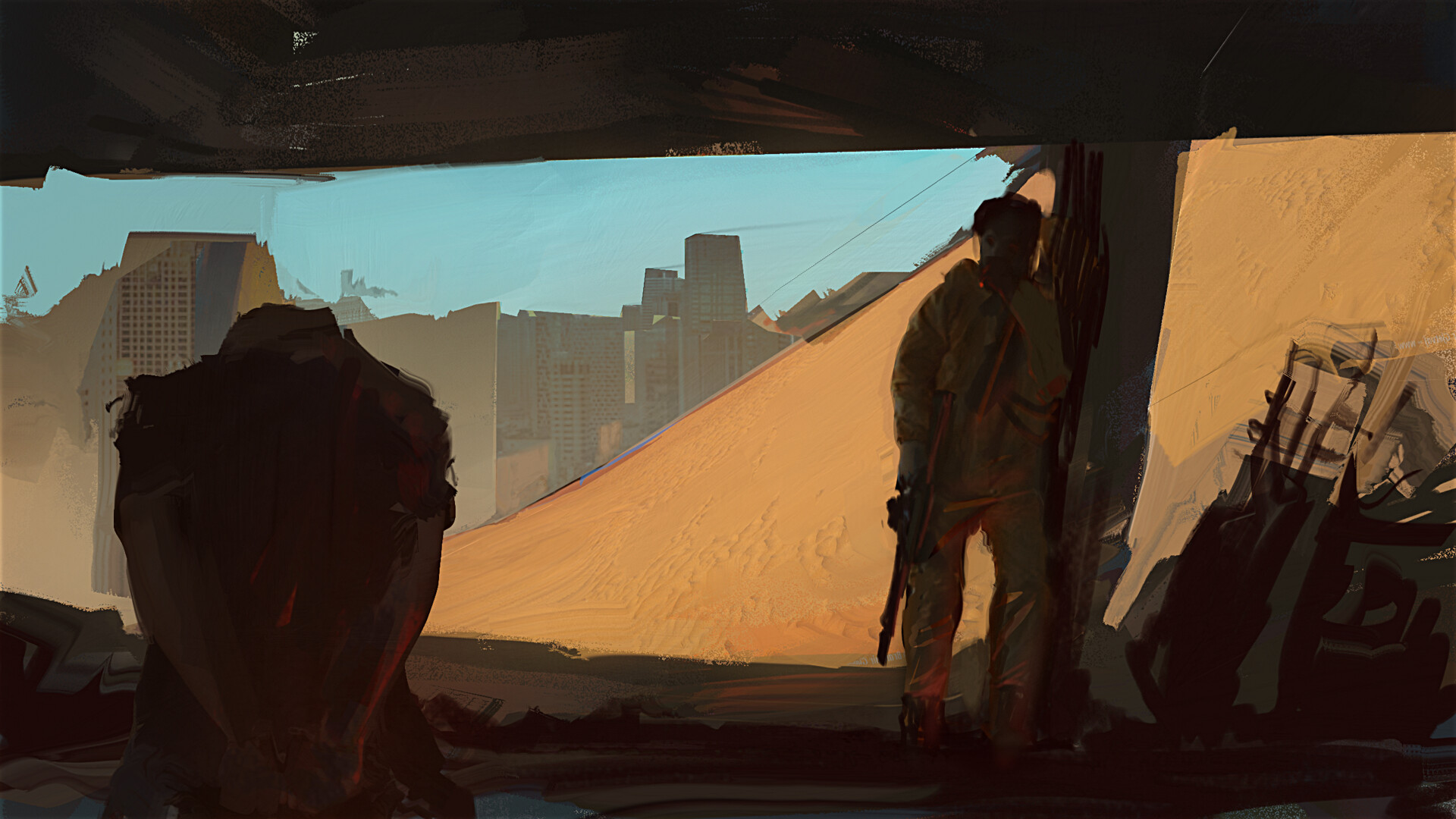 ArtStation - Ppost apocalyptic sketches