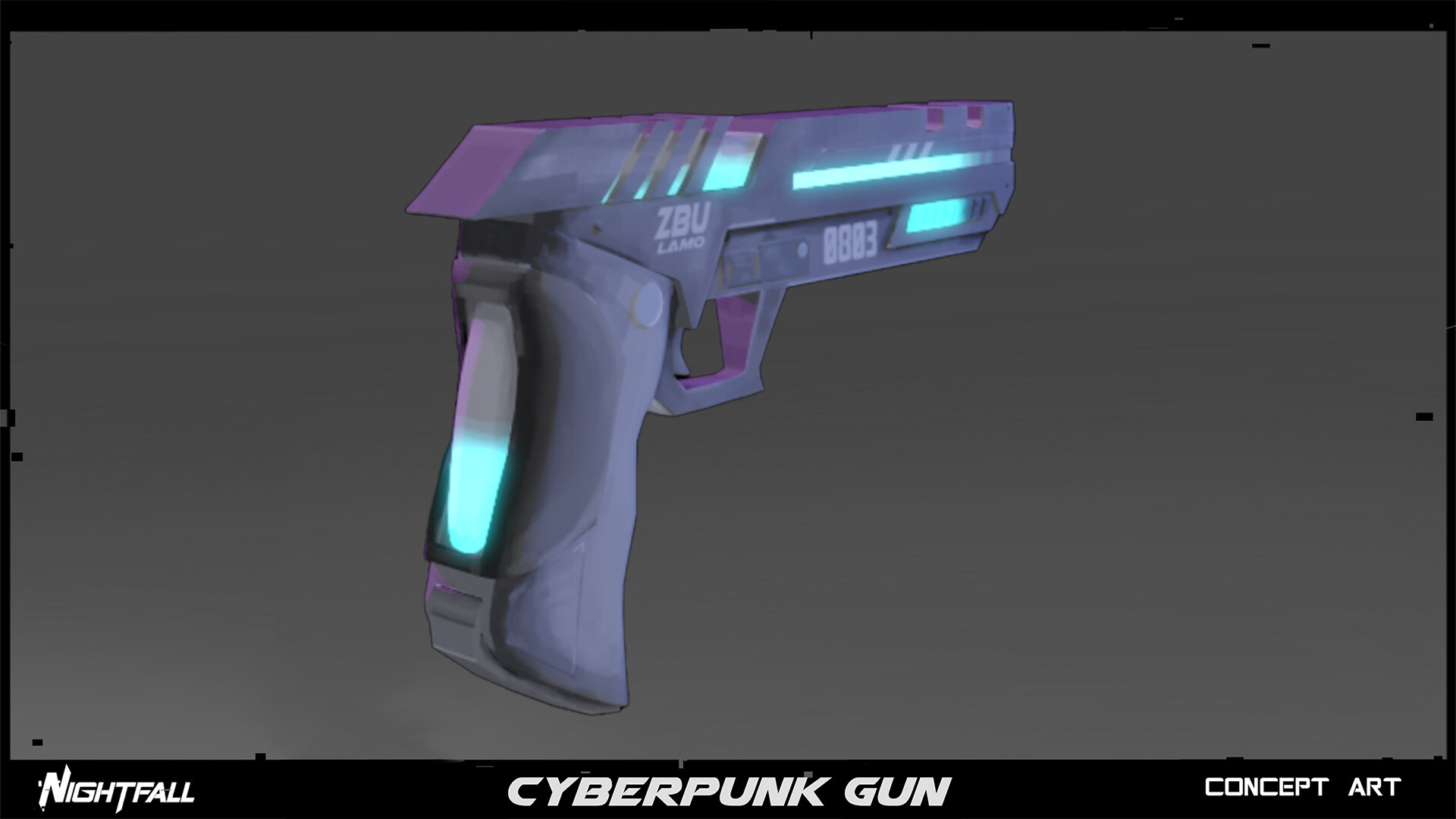 ArtStation - Cyberpunk Gun