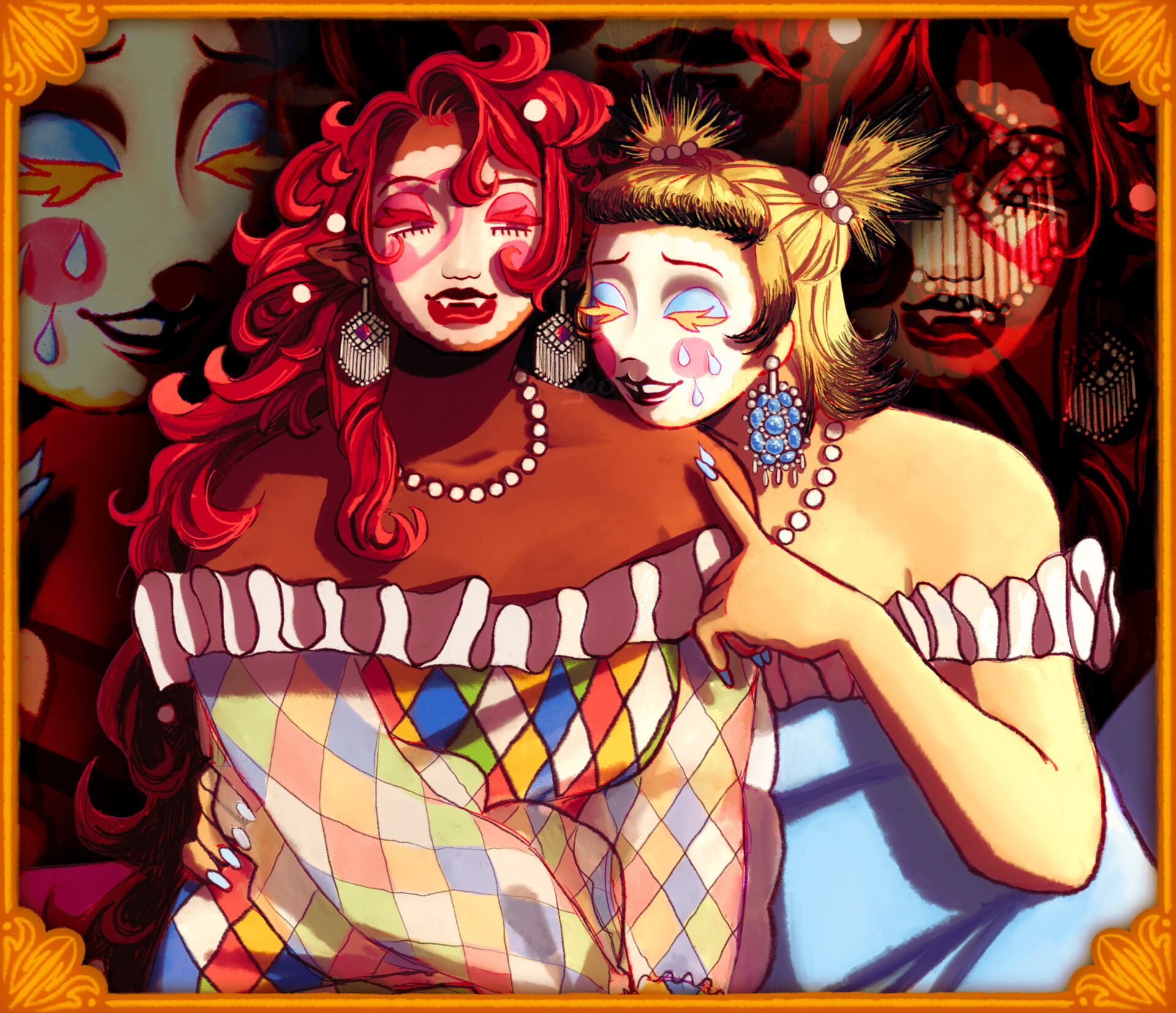 ArtStation - clown girls