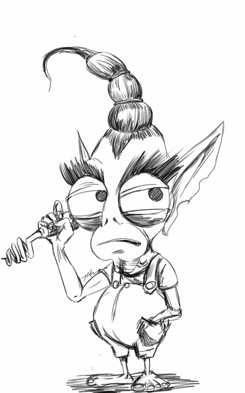 ArtStation - Daily Sketch: Gerk