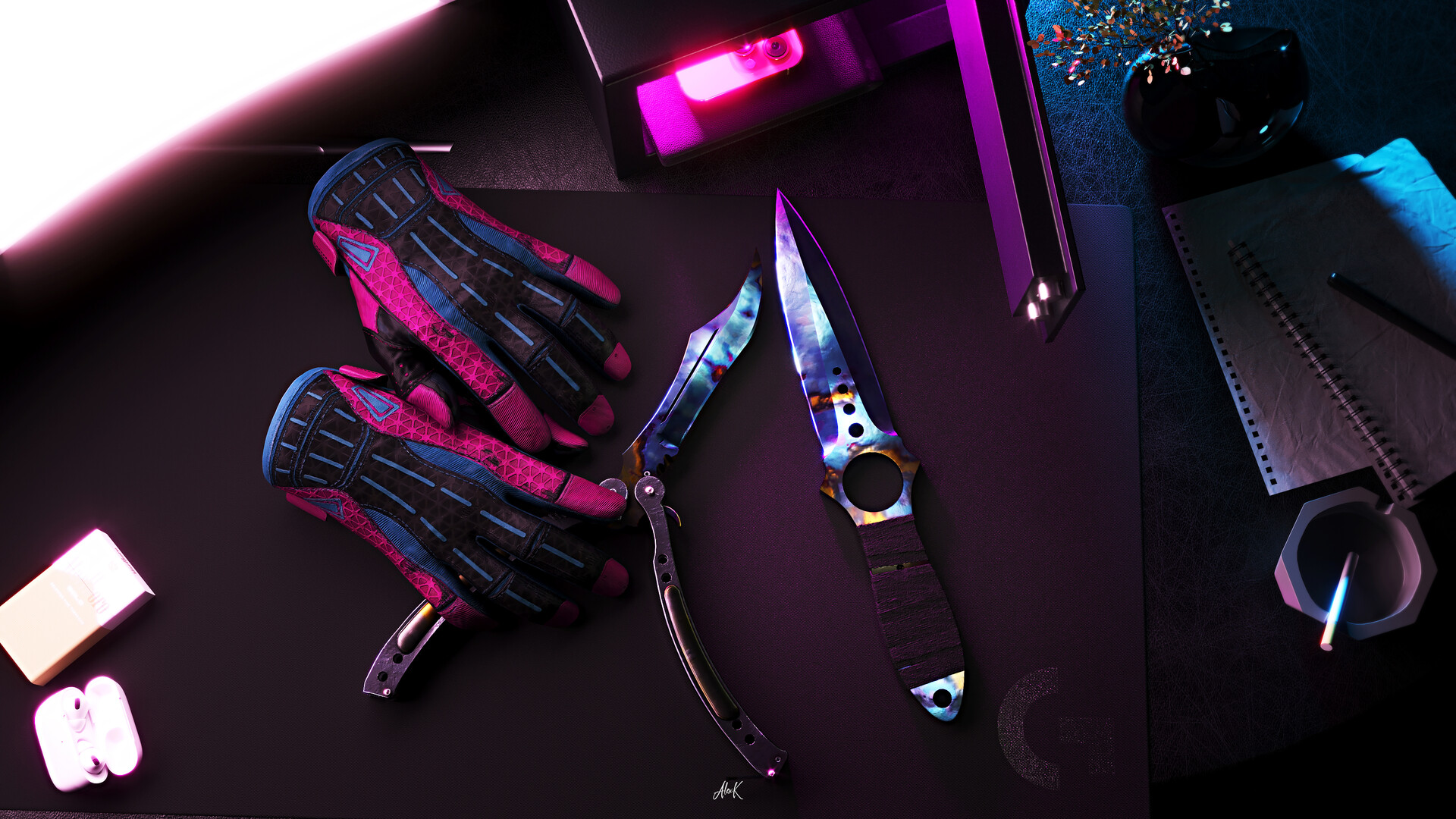 AlexK Artist - Up close!