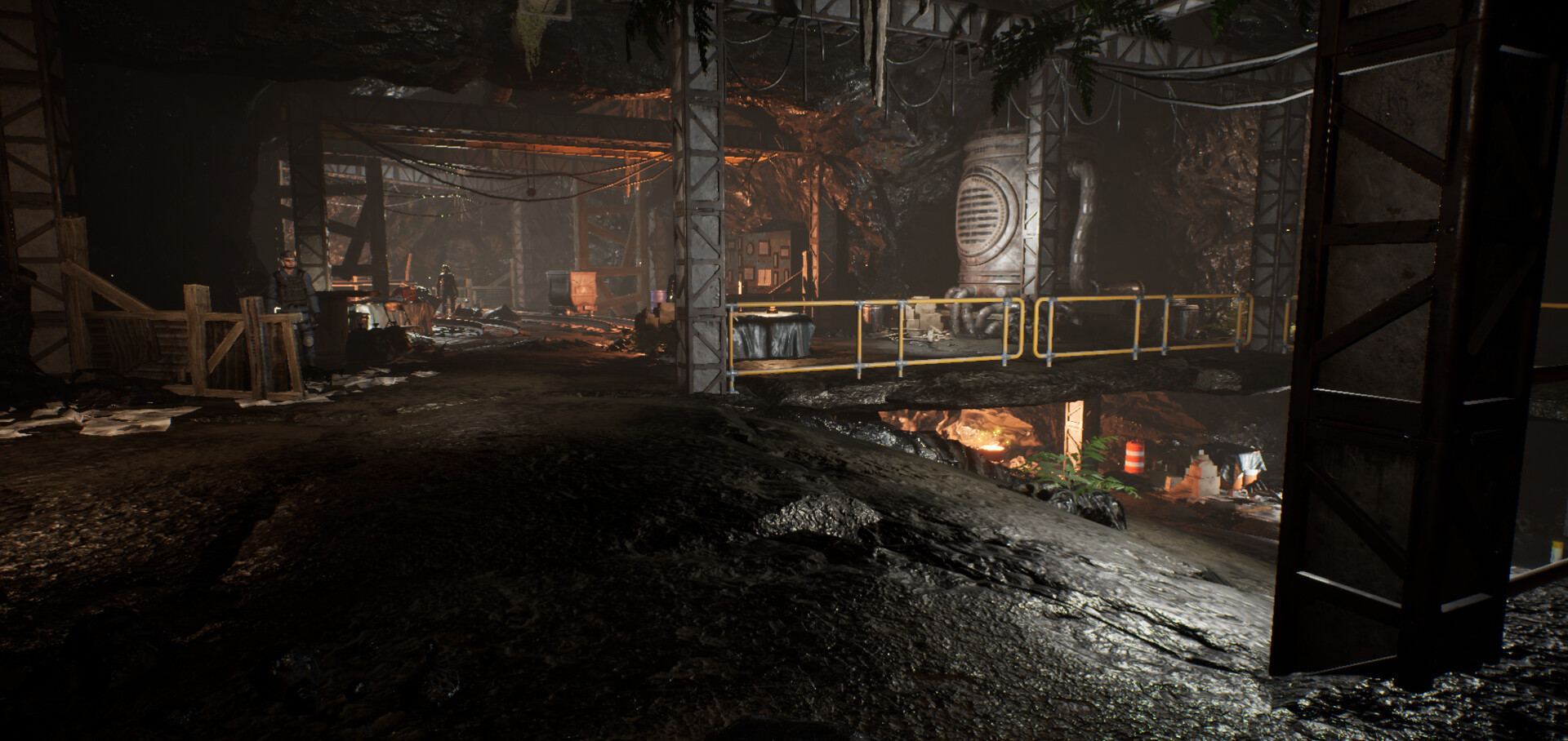ArtStation - Meltdown Post Apocalyptic Mines Level Design [UnrealEngine]