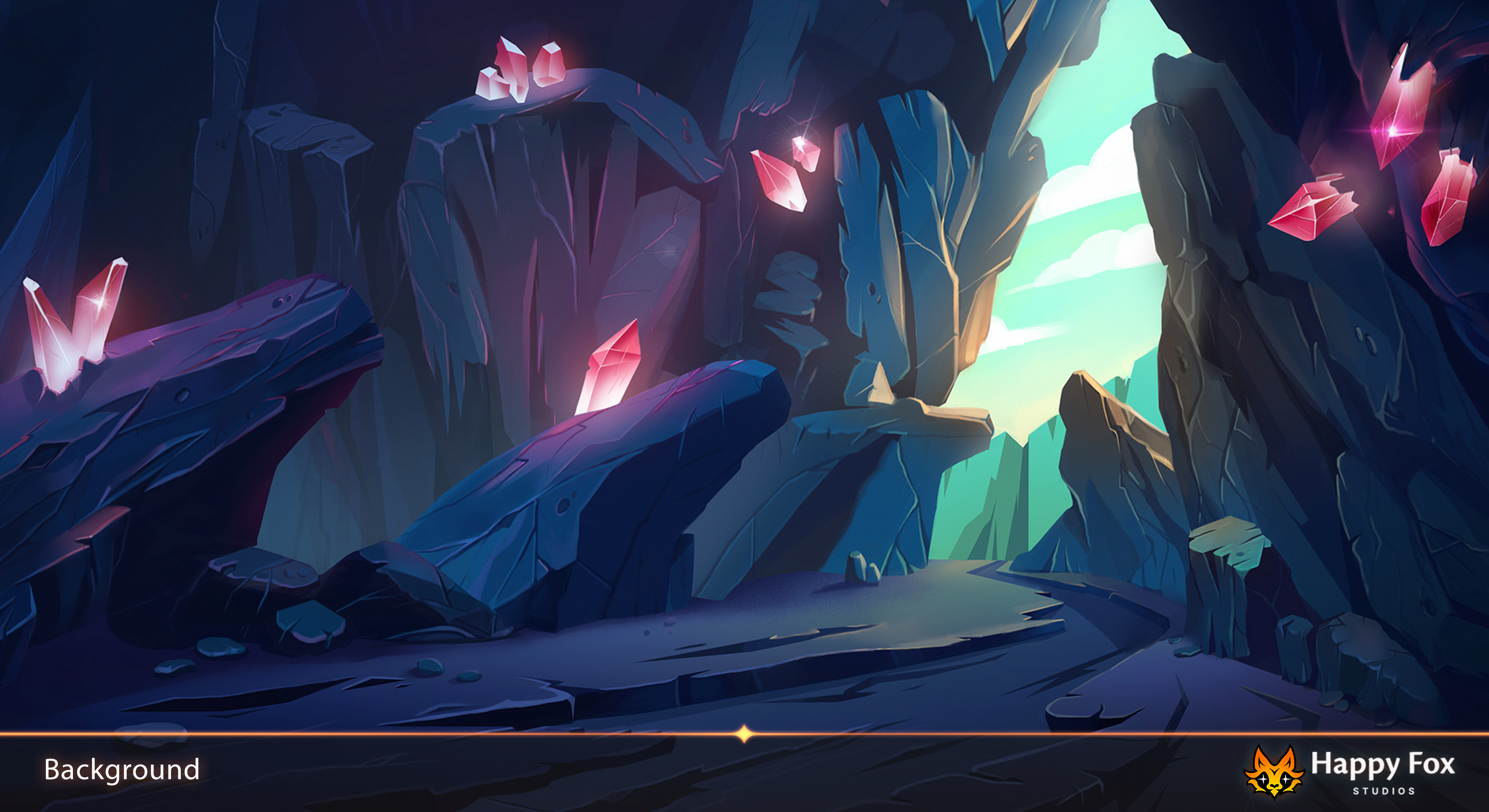 Happy Fox Studios - Magic Chain - Environment Game art