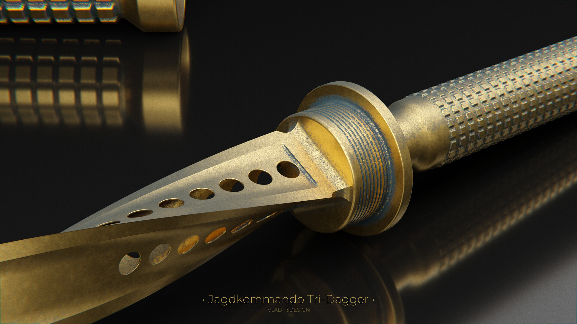 Vlad | 3D Artworks - Microtech Jagdkommando Tri-Dagger knife