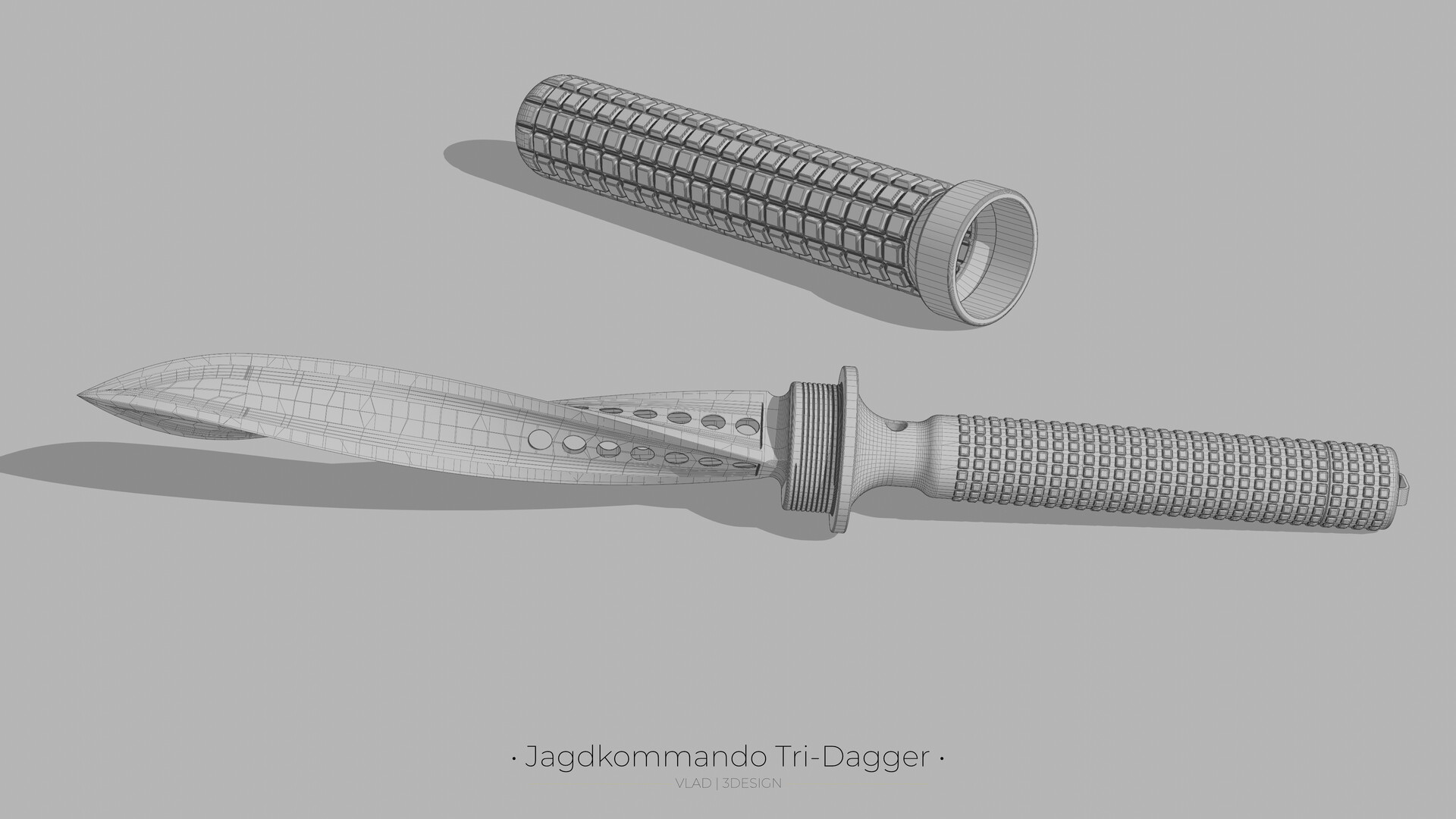 Vlad | 3D Artworks - Microtech Jagdkommando Tri-Dagger knife