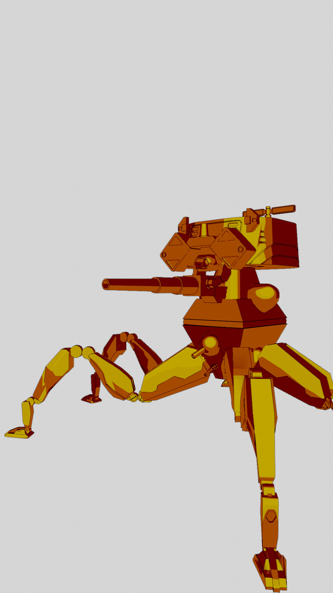 ArtStation - Tuff Magak - Yakitori Anime Assault Spider Robot Fan Art