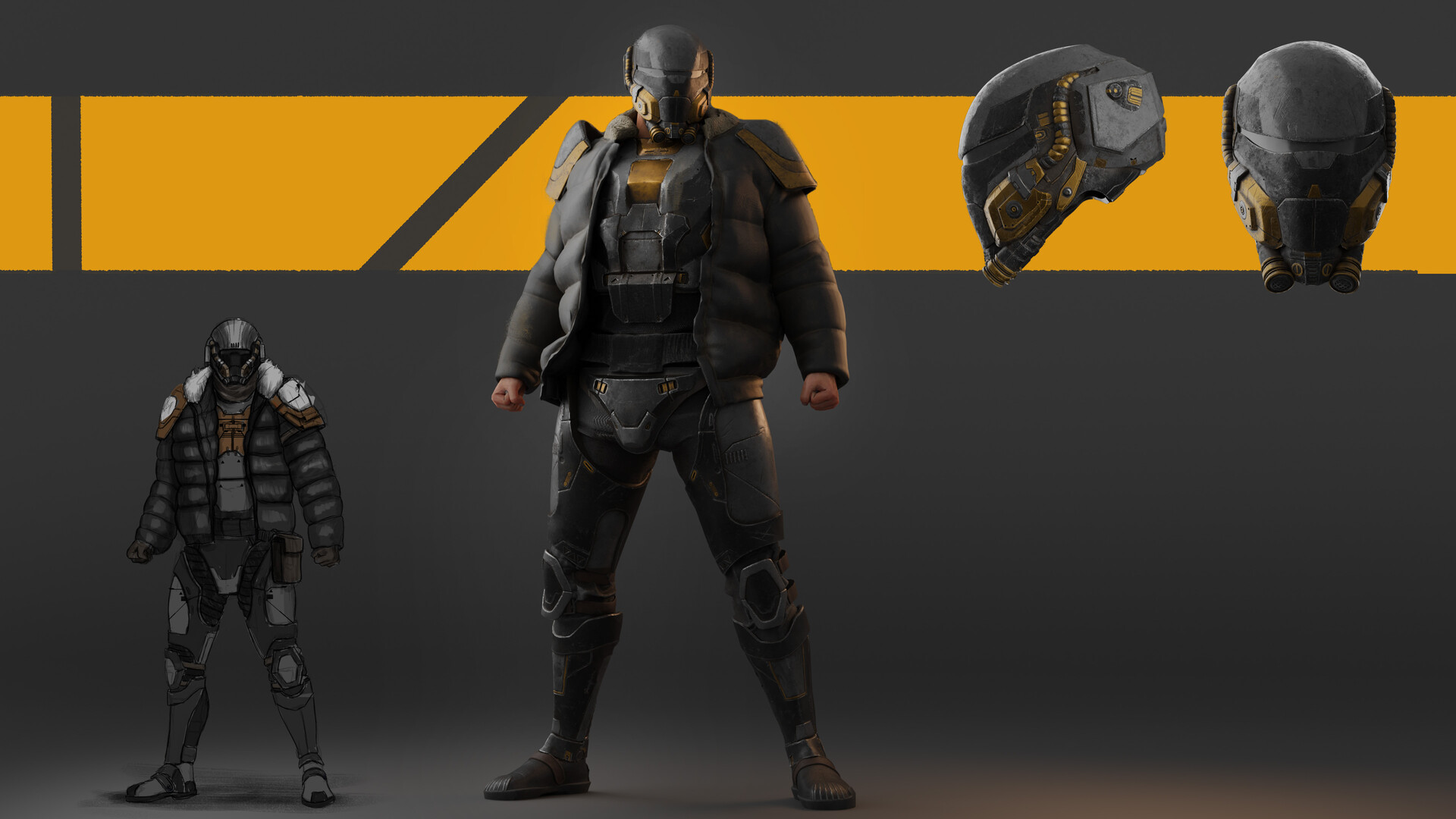 ArtStation - "The Bounty" Character and Weapon Callouts