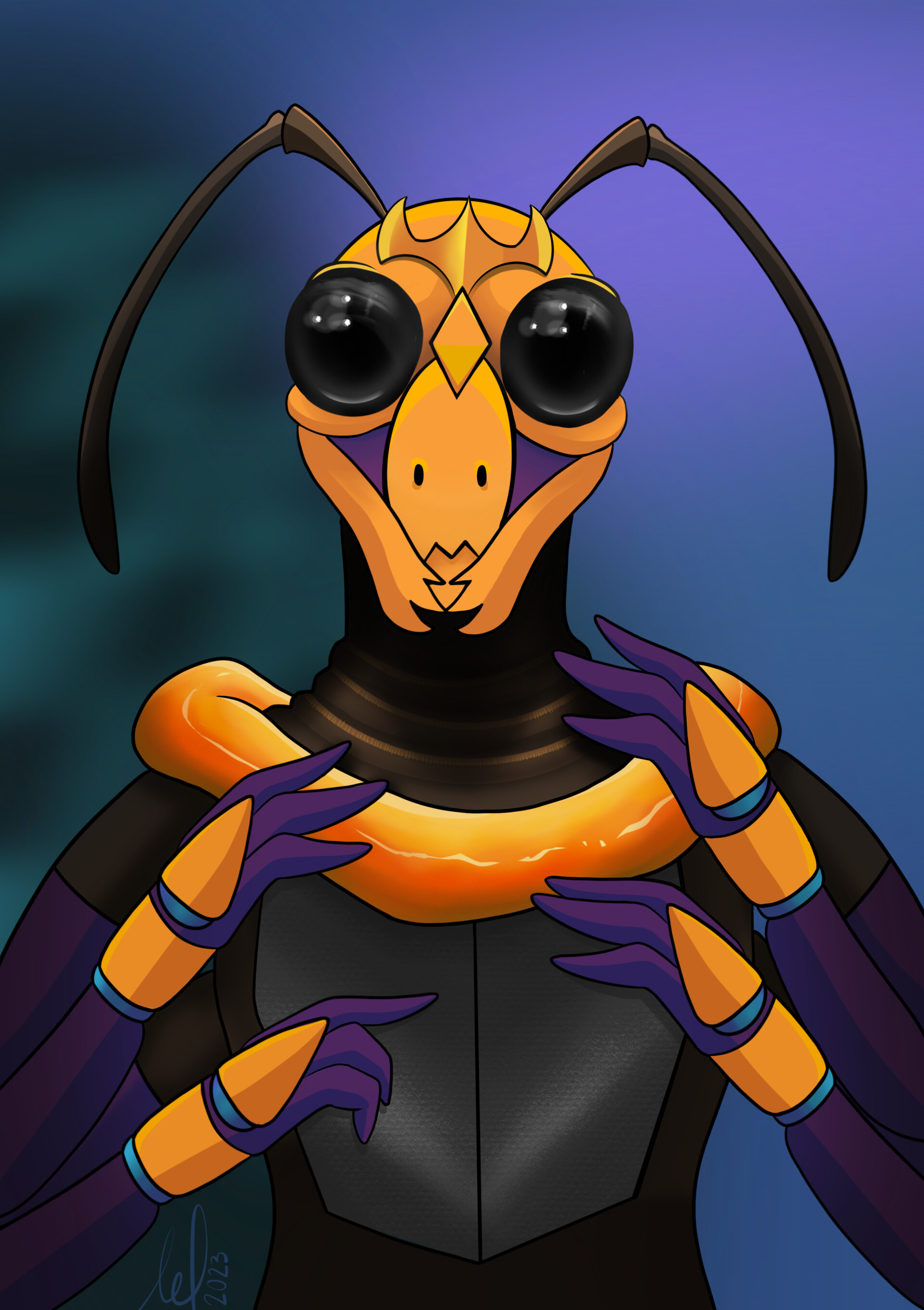 ArtStation - Amu'l - Anthropomorphic Bee 2023