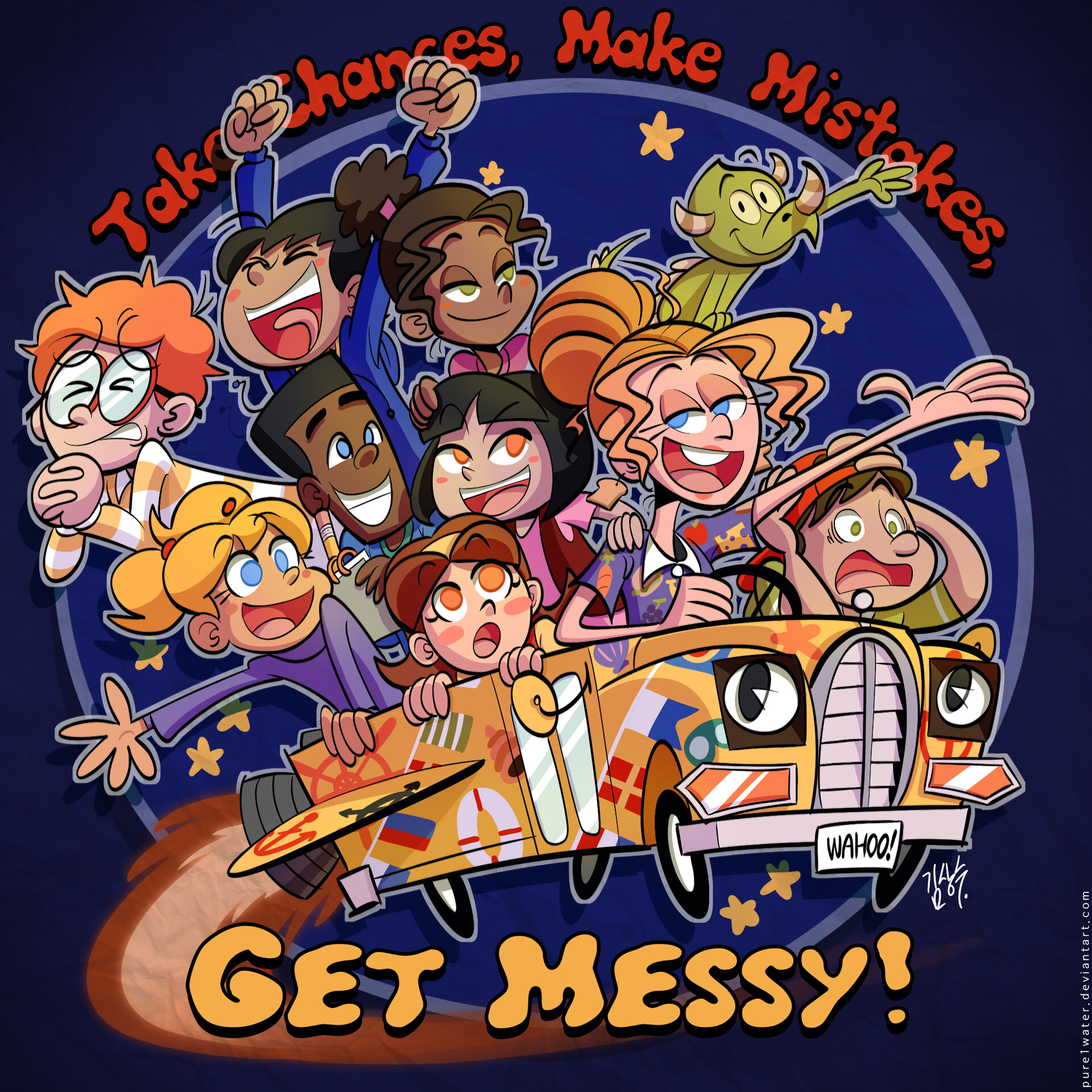 Artstation The Magic School Bus