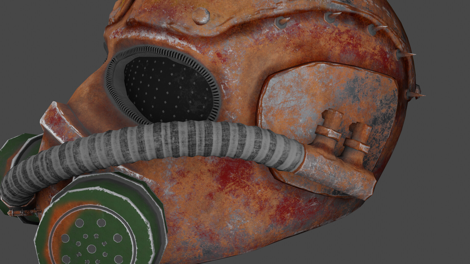 Nicolas Nelson - 3D model of apocalypse helmet