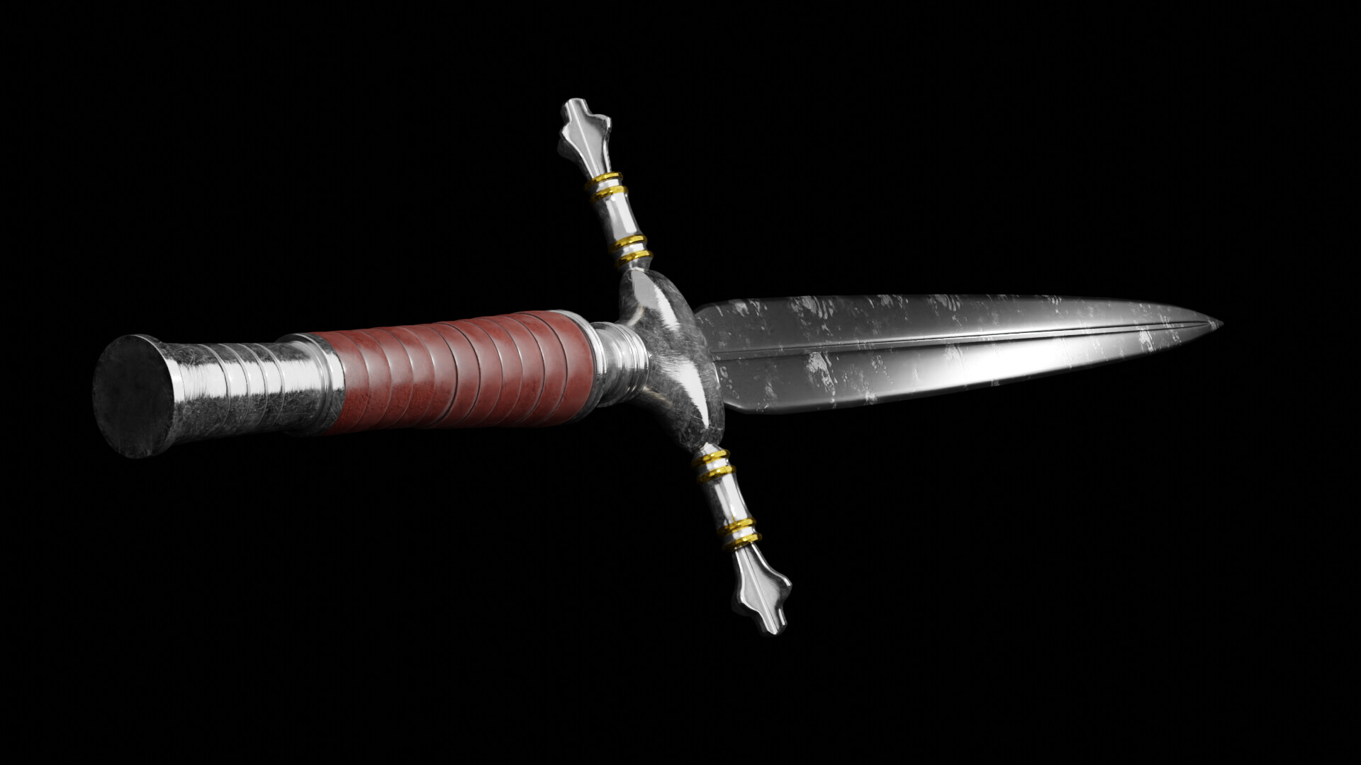 ArtStation - Templar dagger created in blender
