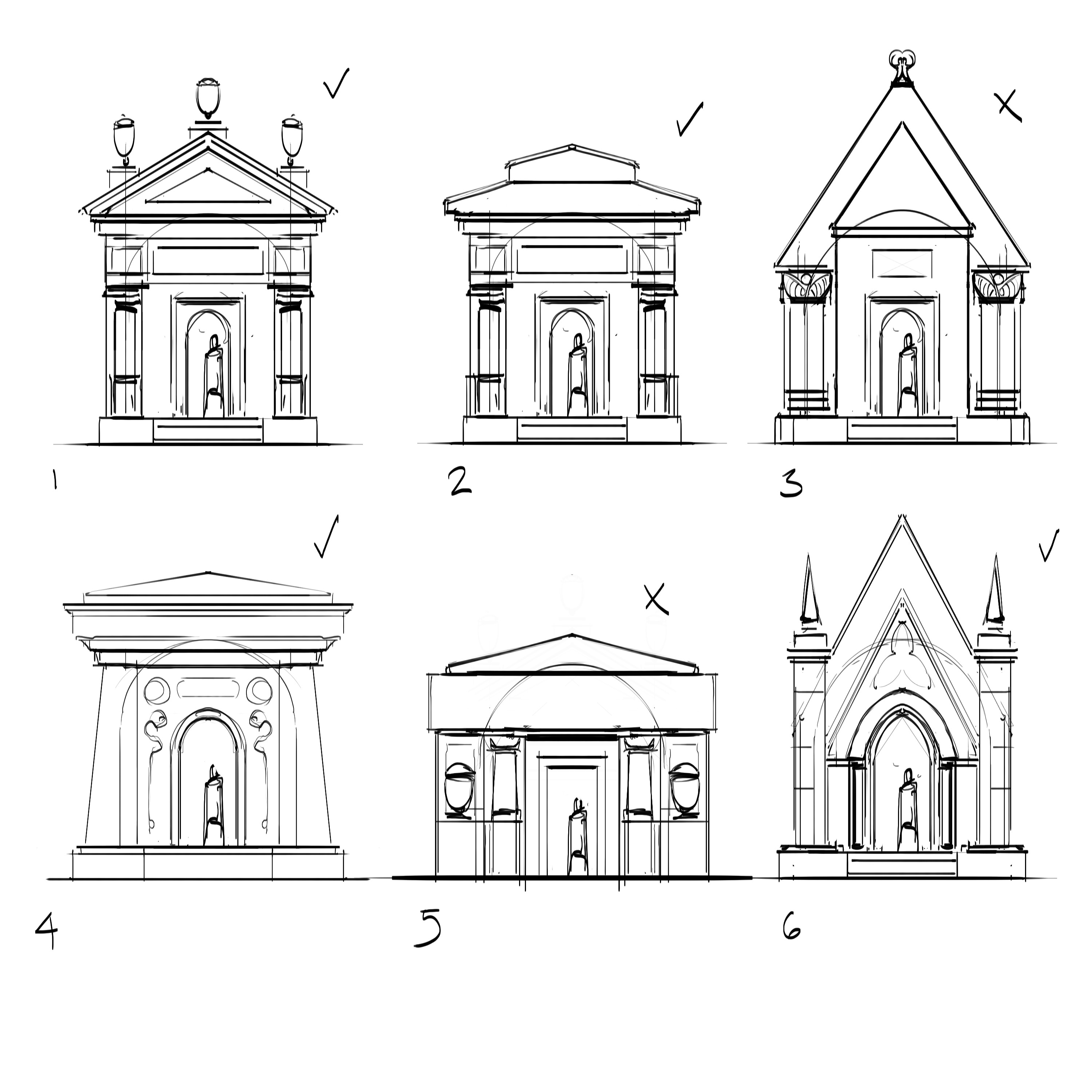 Giacomo Tappainer architect - art director - concept designer - Pickman family mausoleum