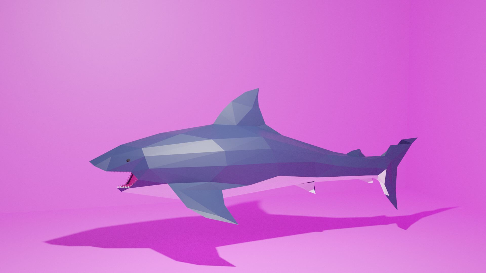 ArtStation - Low poly shark