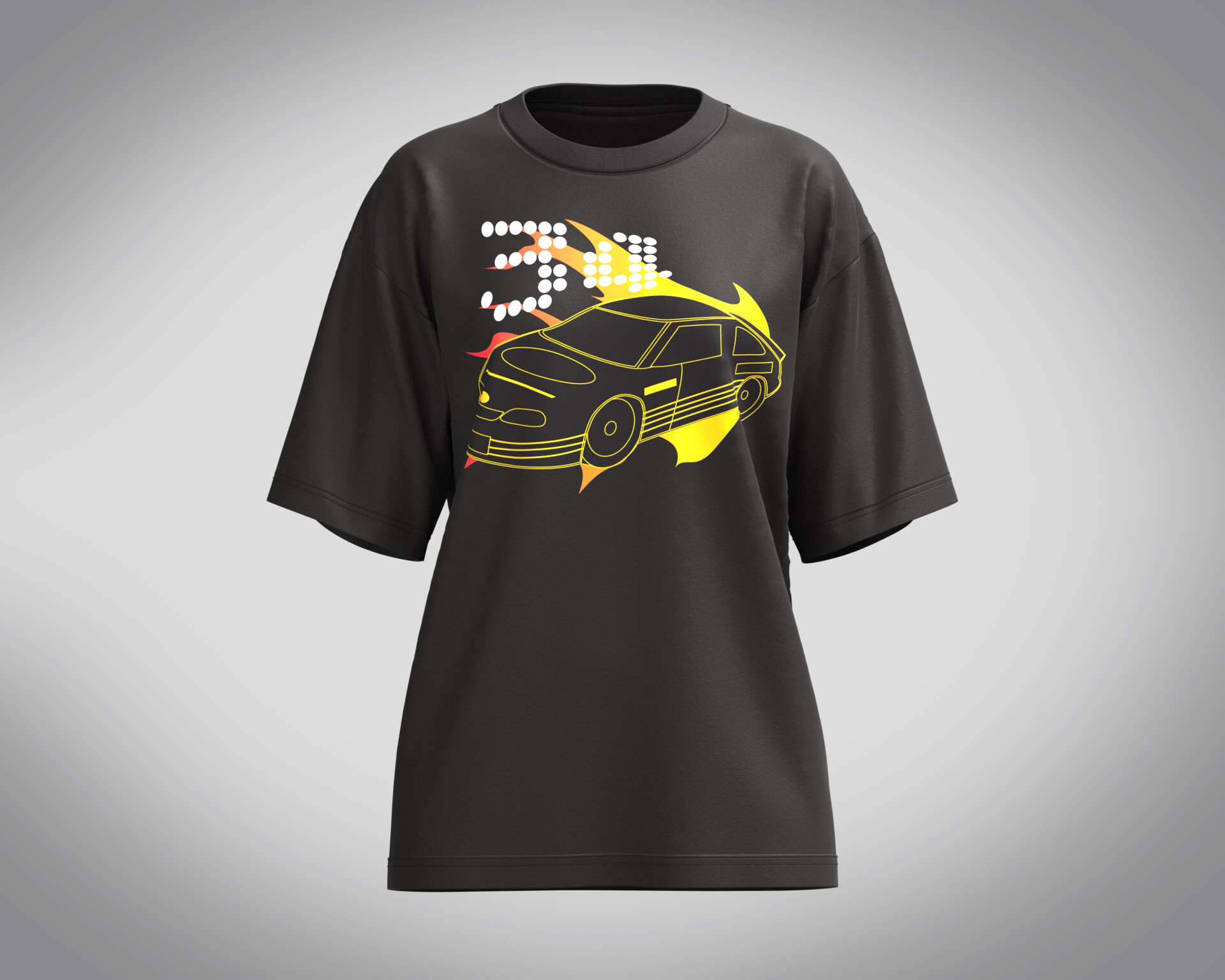 ArtStation - Ladies Tops-Electric Burn Up