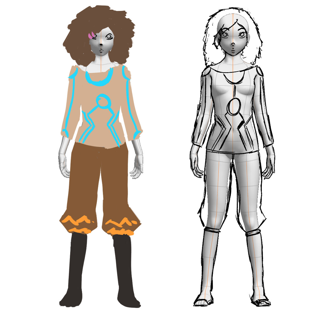 Tyler Vart - Vixen Ryoko - Character Design