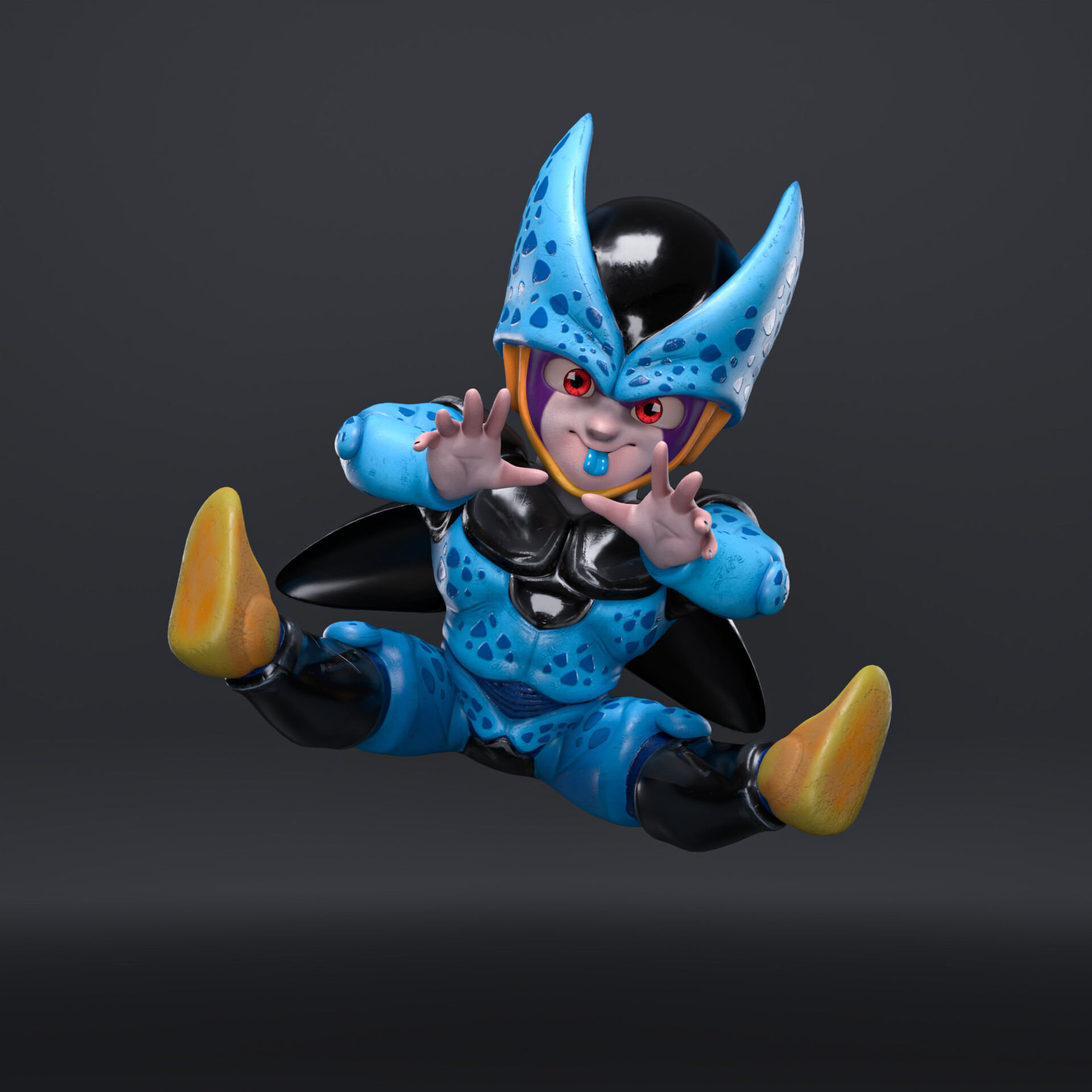 ArtStation - Cell Jr - Dragon Ball Z