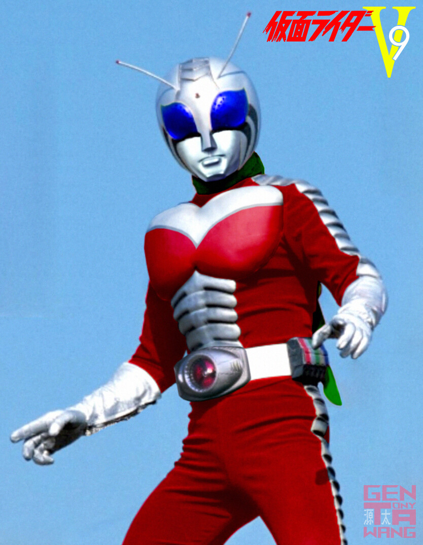 ArtStation - 仮面ライダーV9 実写化