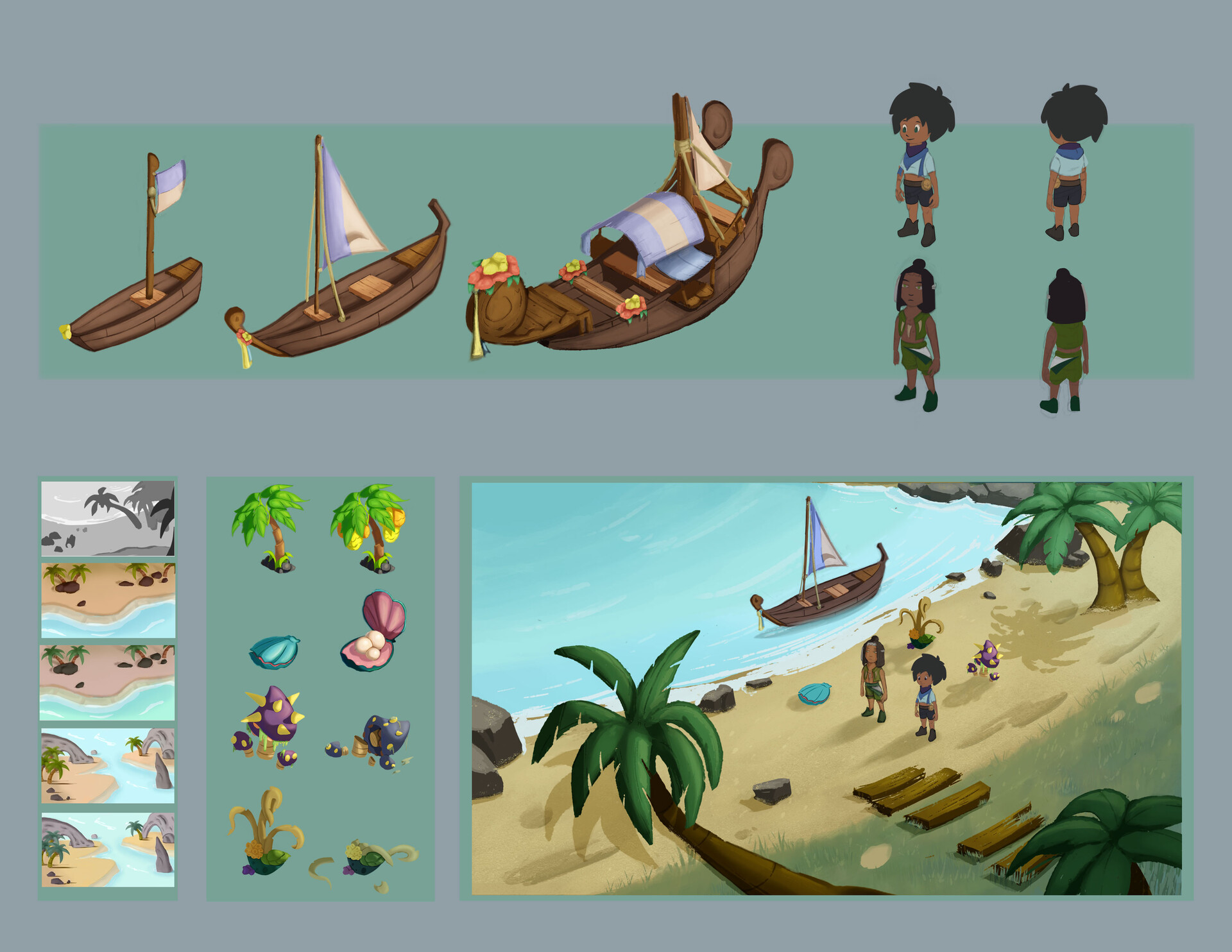 ArtStation - Game Concept Sheet