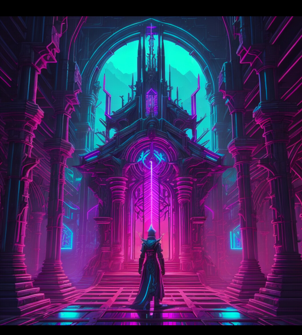 ArtStation - Cyberpunk sect church