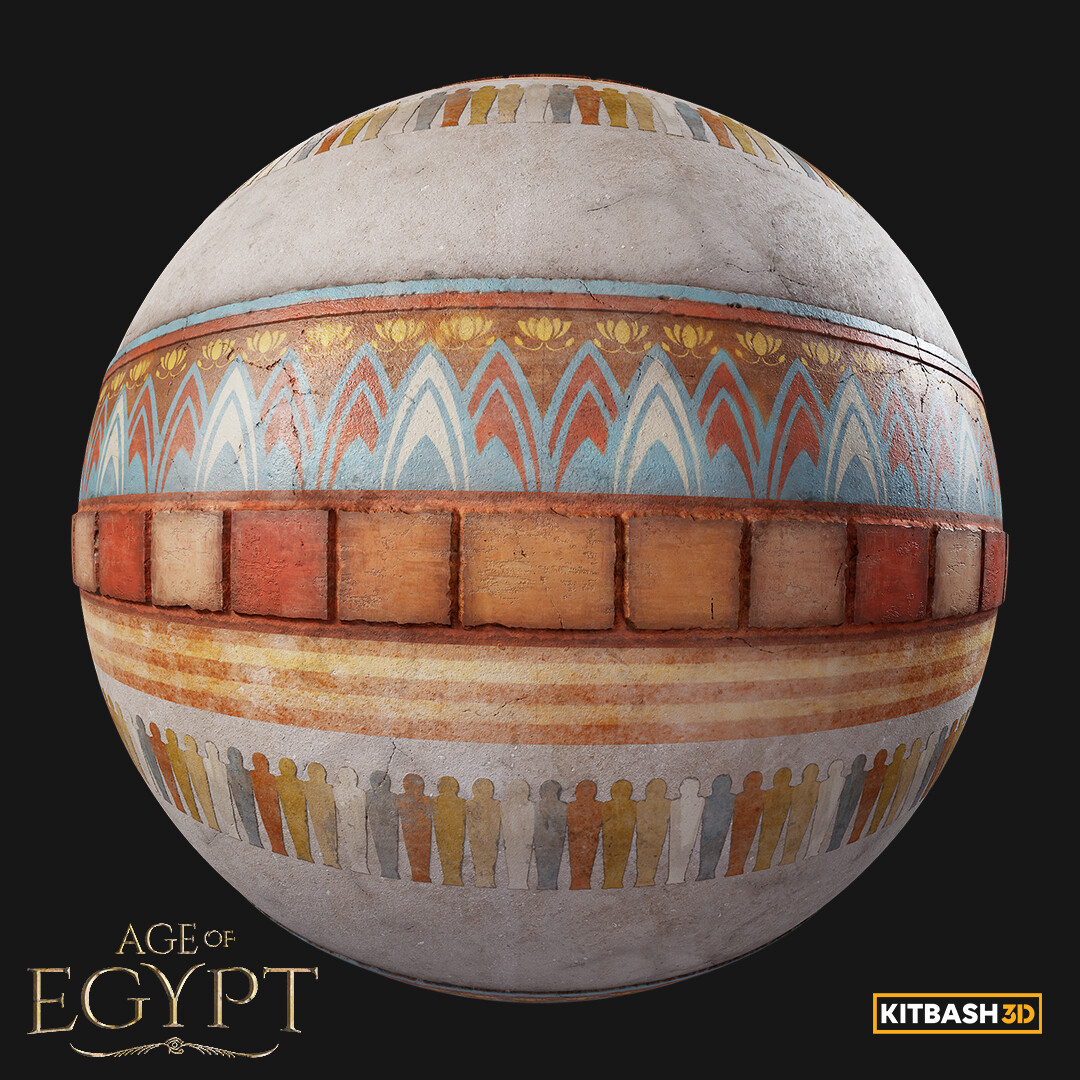 ArtStation - Procedural Egyptian Trim Sheet