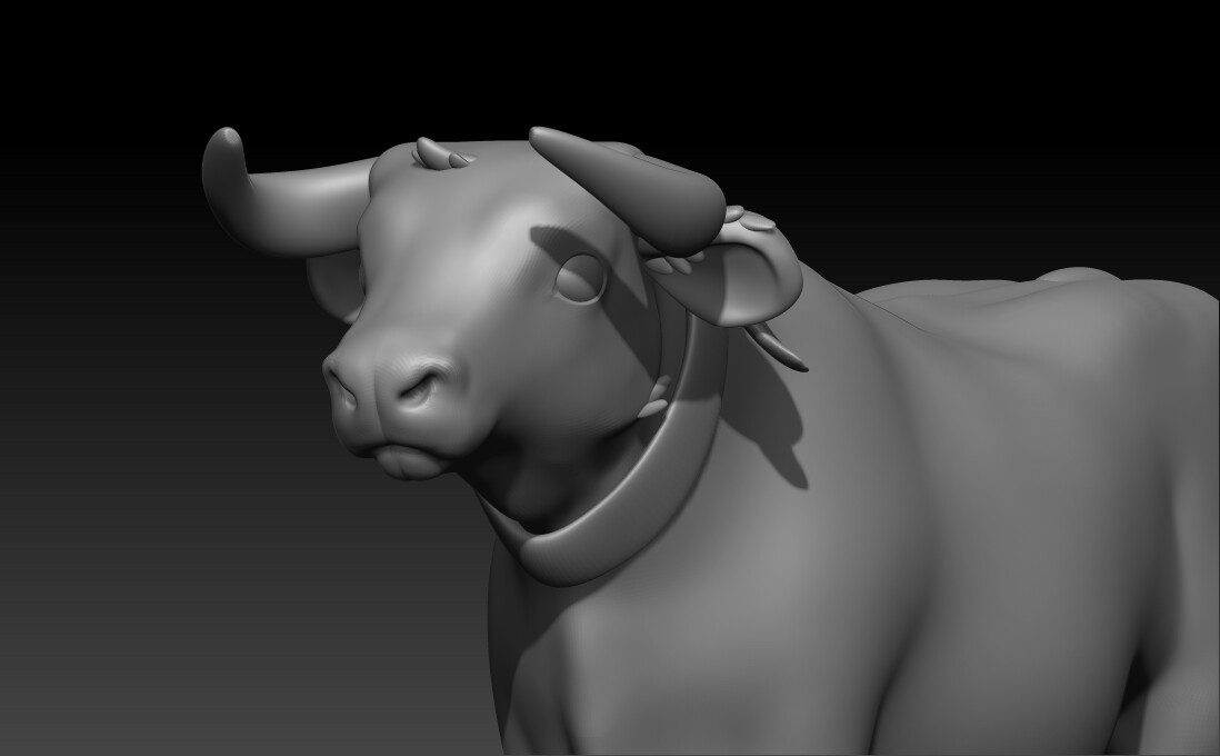 ArtStation - Cow 3d Model