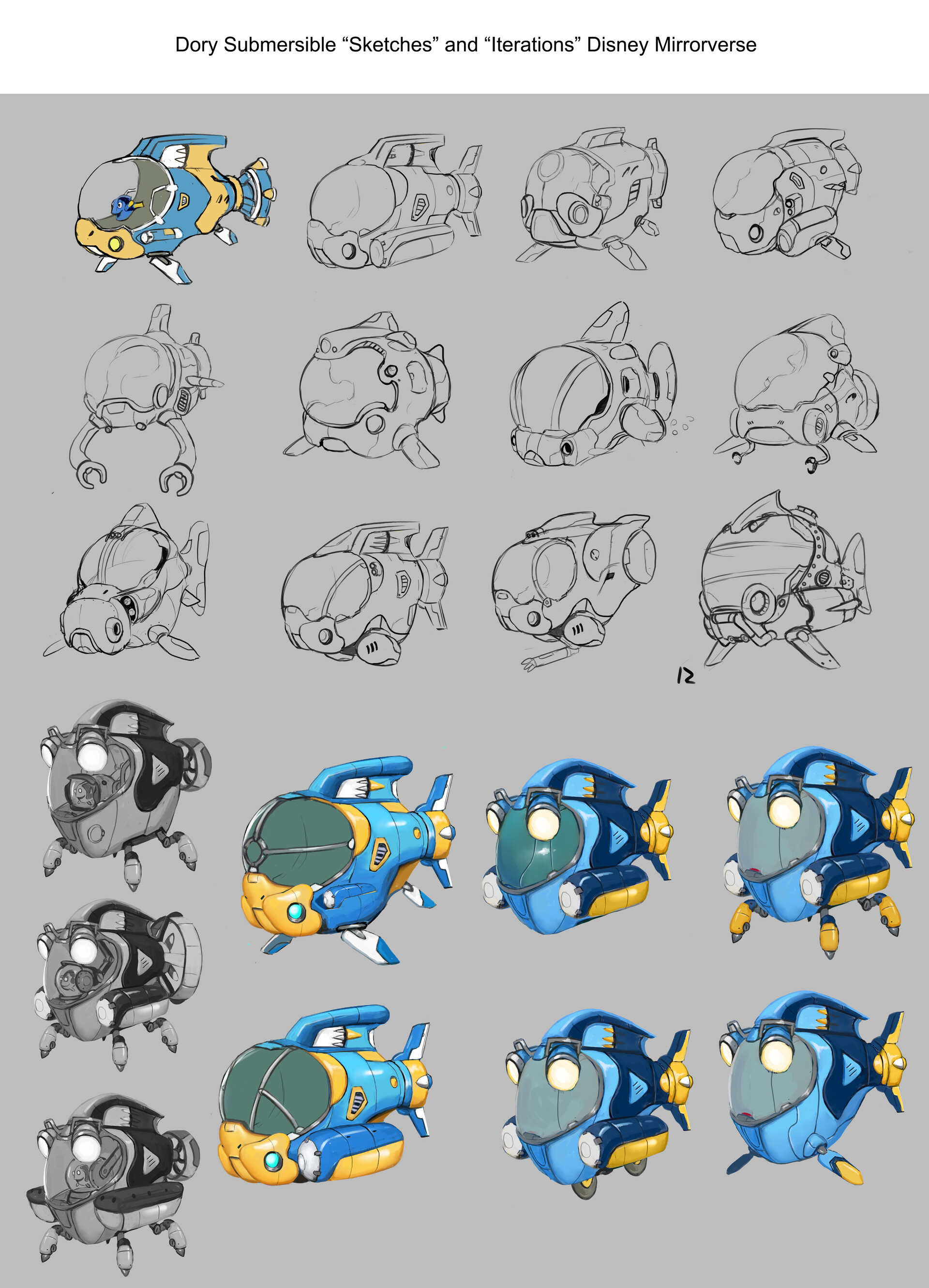 James Green - Dory Submersible Disney Mirrorverse