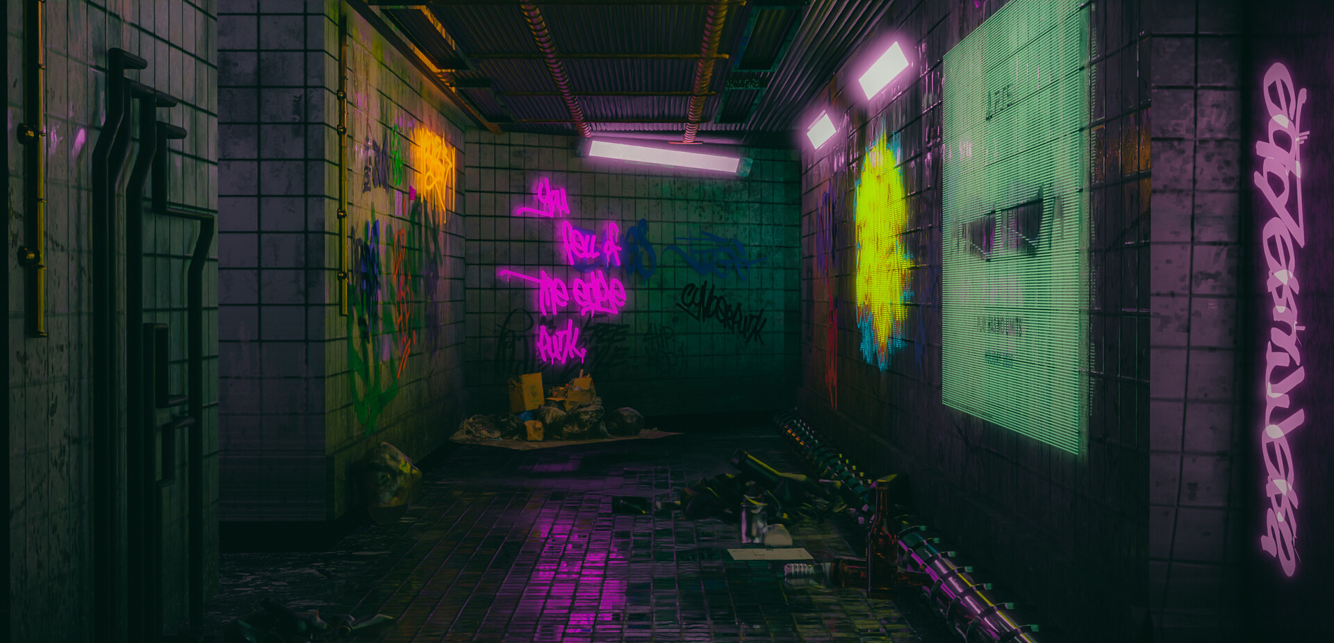 ArtStation - Angel Haze Alleyway