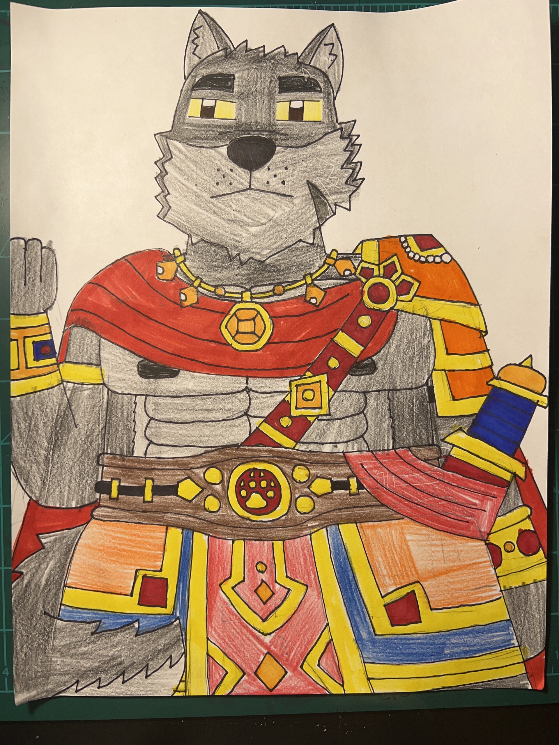ArtStation - Mythical Greek Wolf Warrior