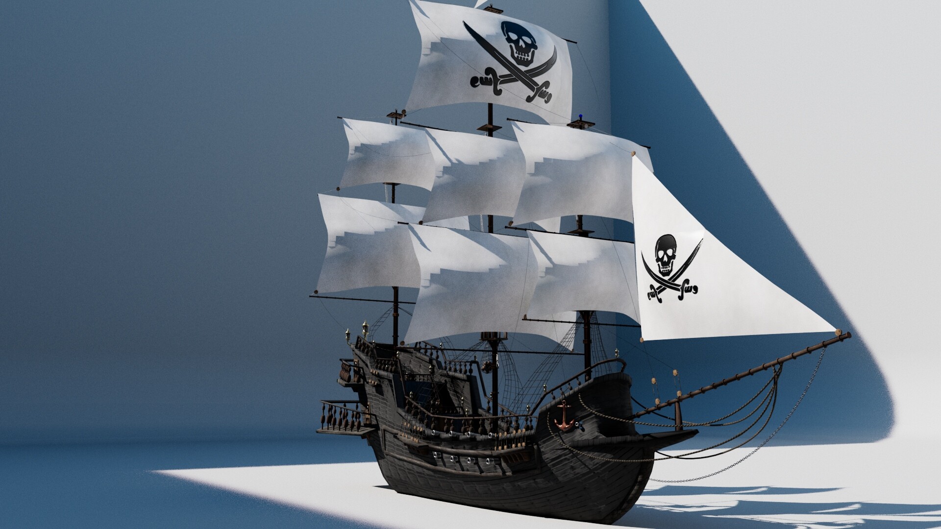 ArtStation - black Pearl - Pirate Ship