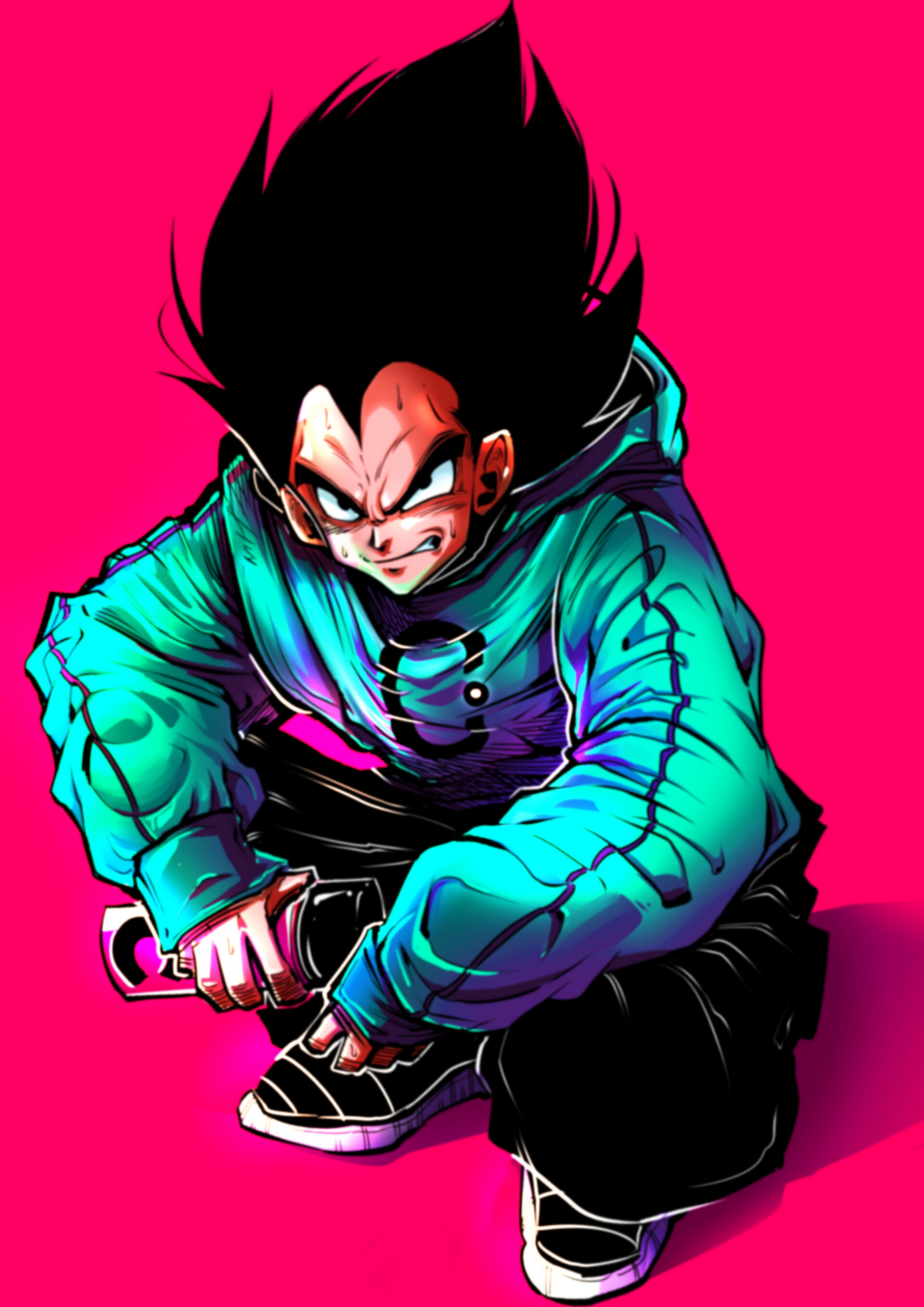 ArtStation - Vegeta Just Chillin.