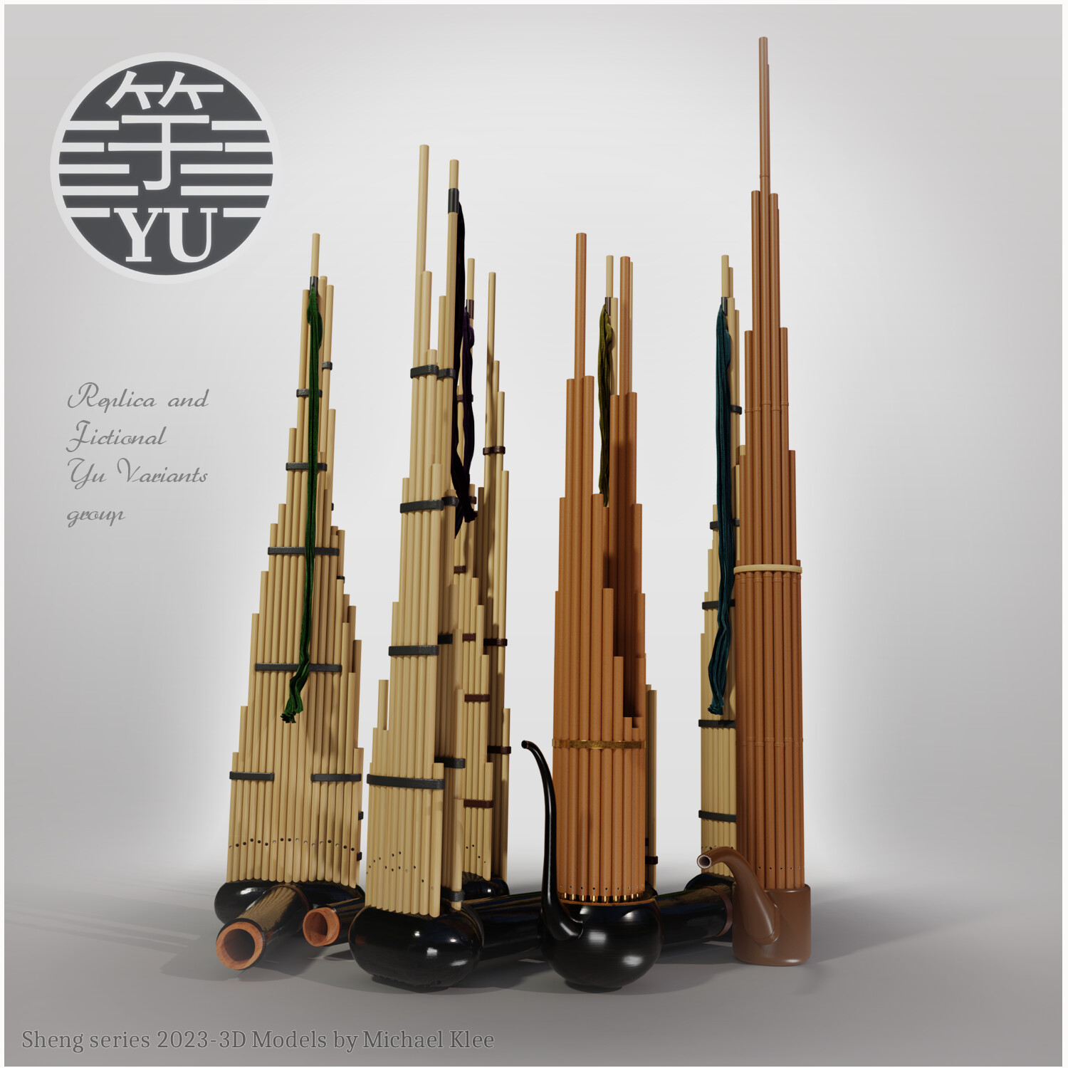 Michael Klee - Sheng 笙 series - Yu 竽 - Ancient Large Sheng Variant