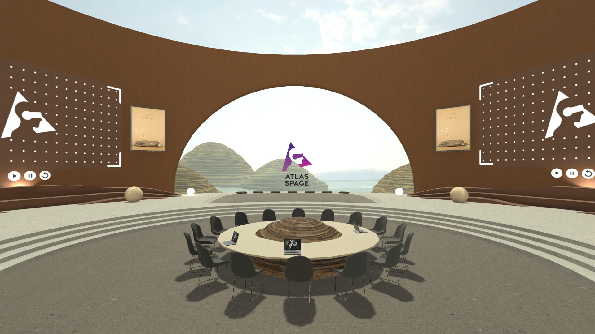 ArtStation - Horizonscape: A Meeting Room in a Metaverse