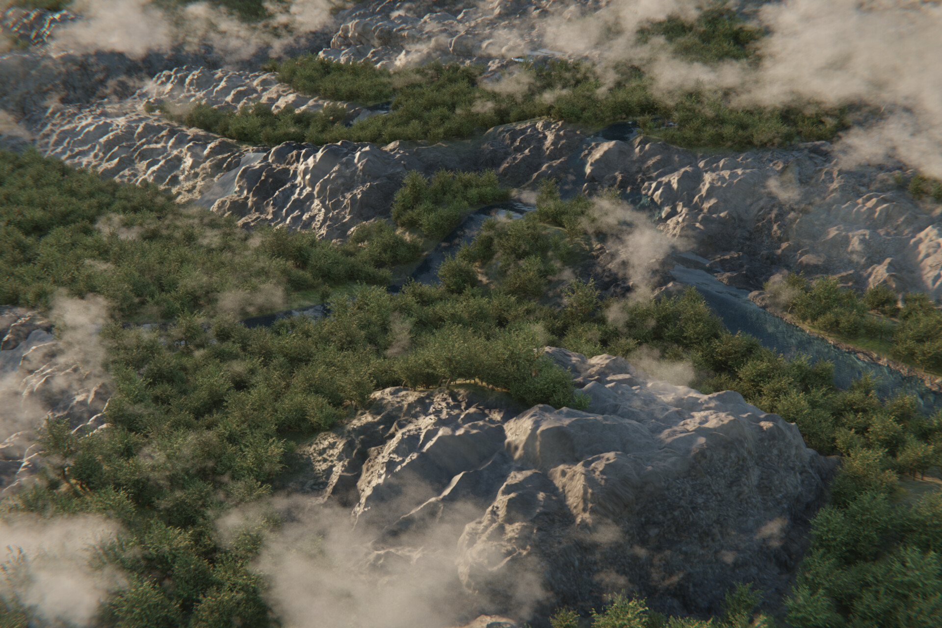 ArtStation - Procedural Terrain (Blender)