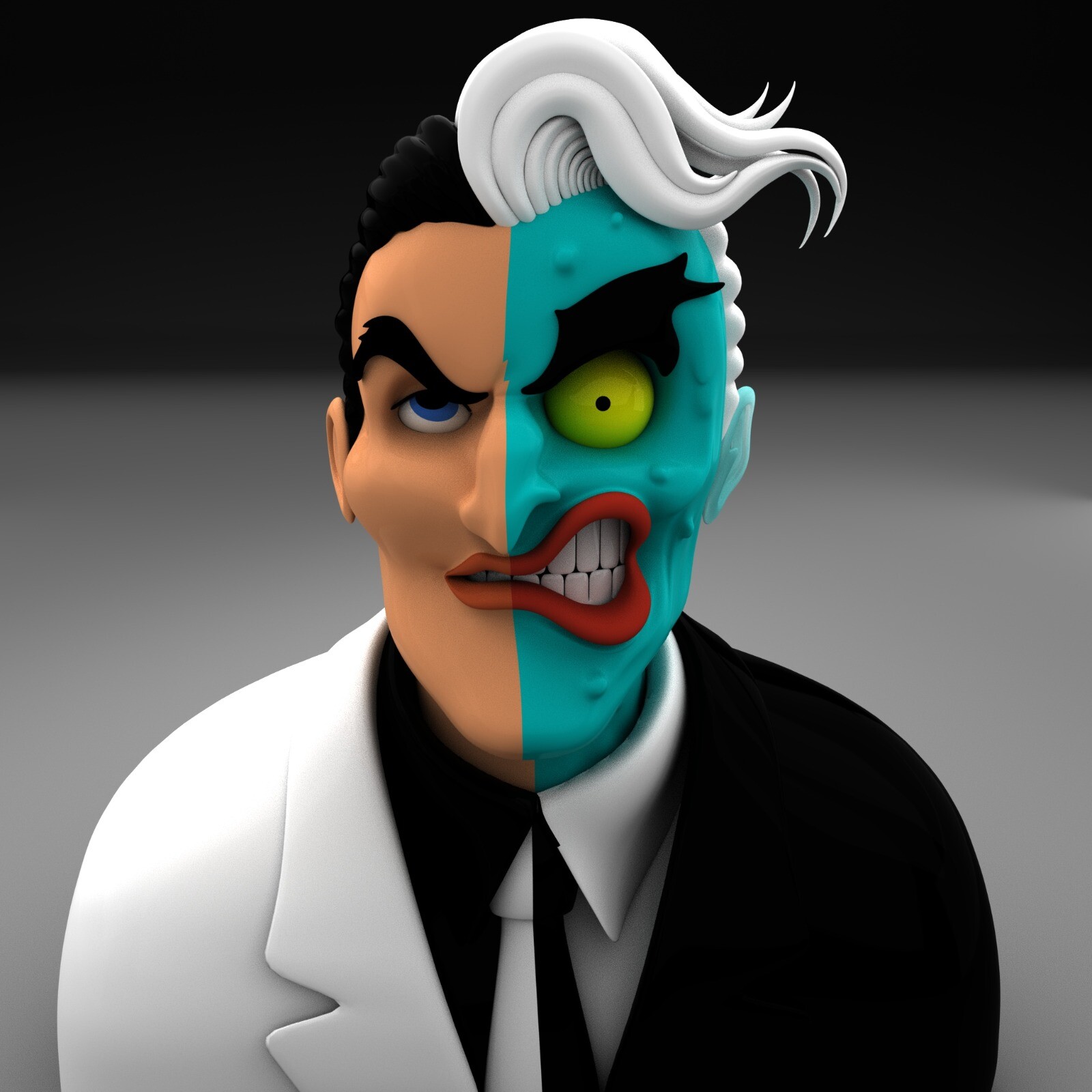 ArtStation - Stylized Two Face
