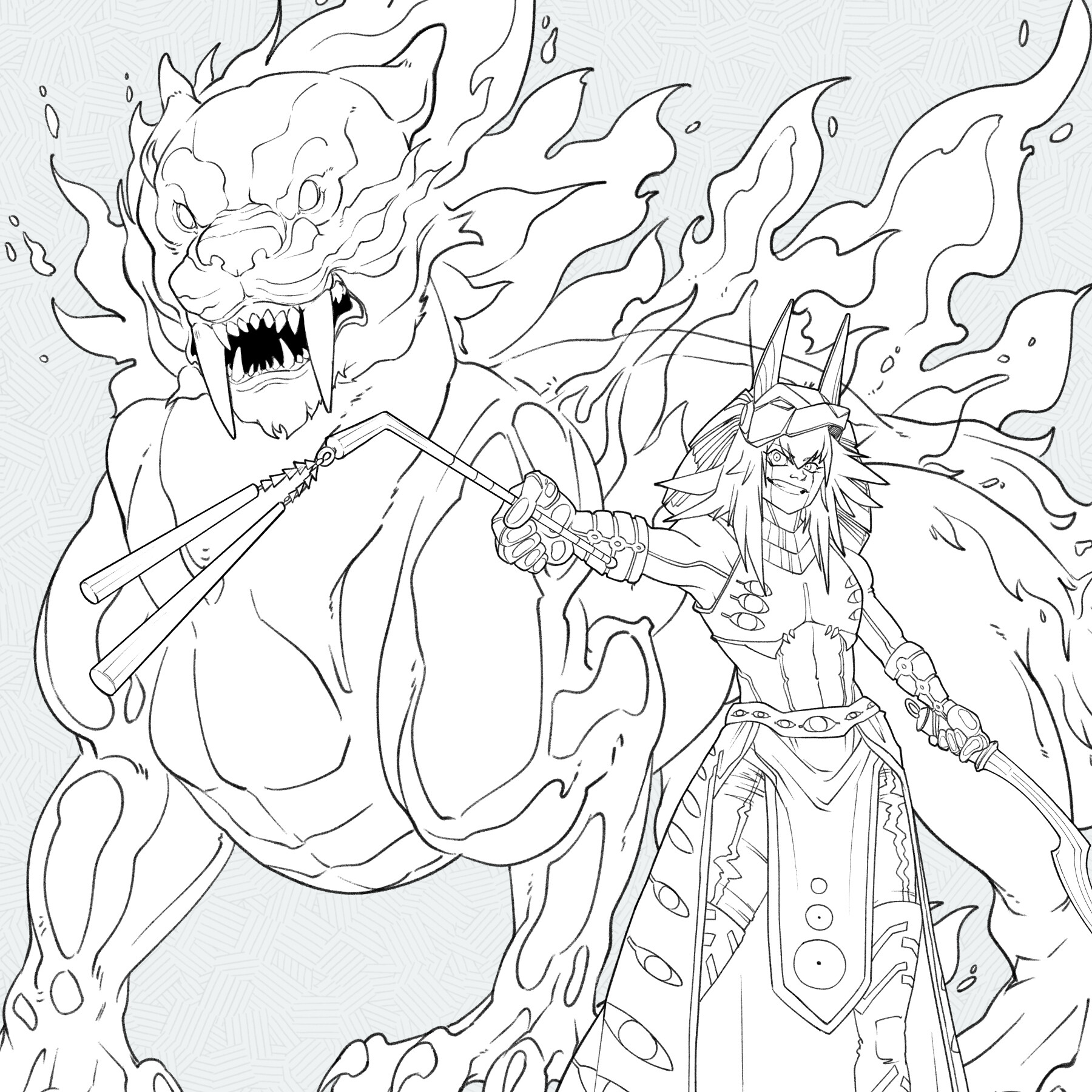 Nekkyo Usagi - Commission - OC Beastmaster