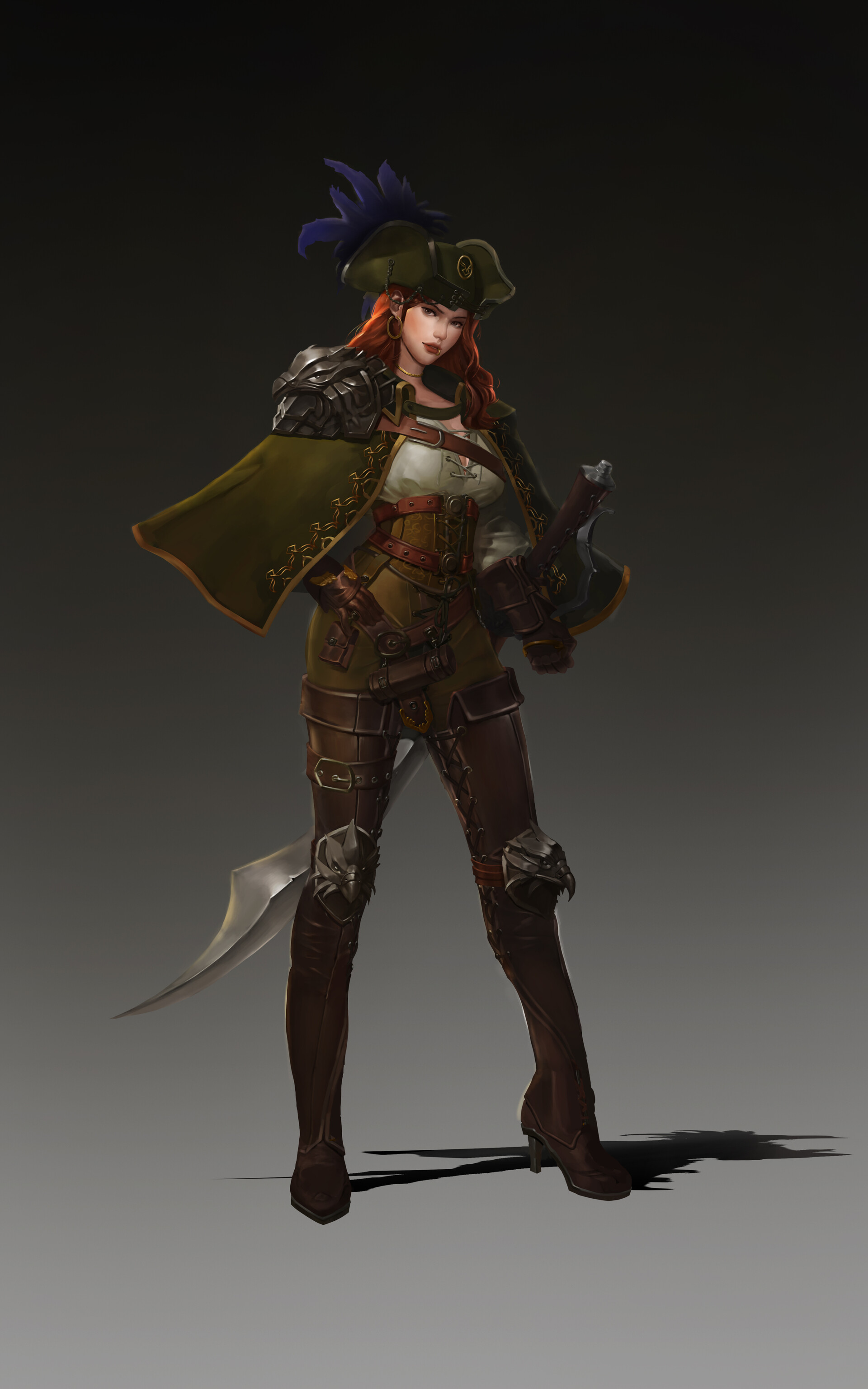 ArtStation - A Woman Captain