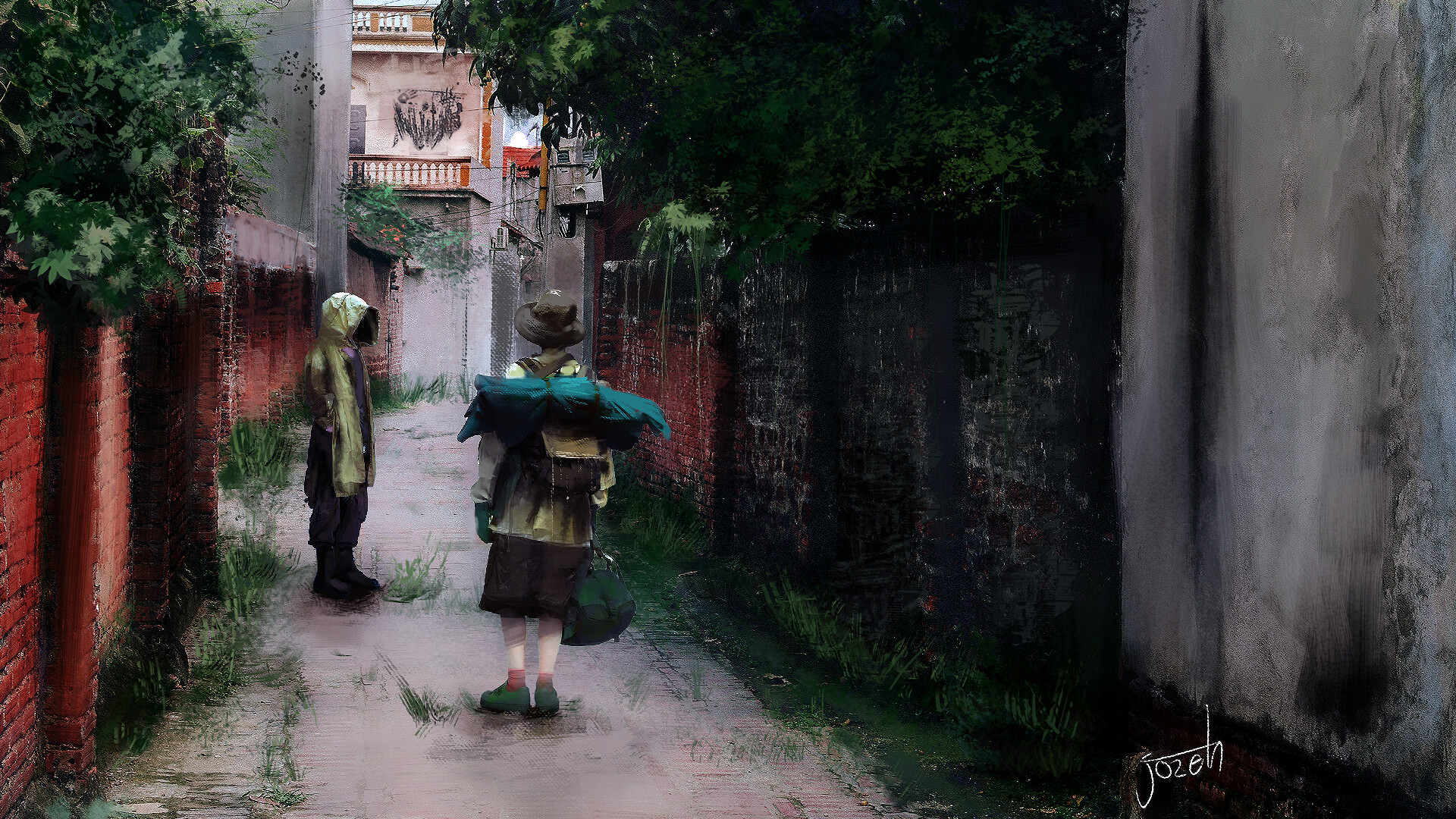 ArtStation - random concept art photobashıng practice 1 (journey)