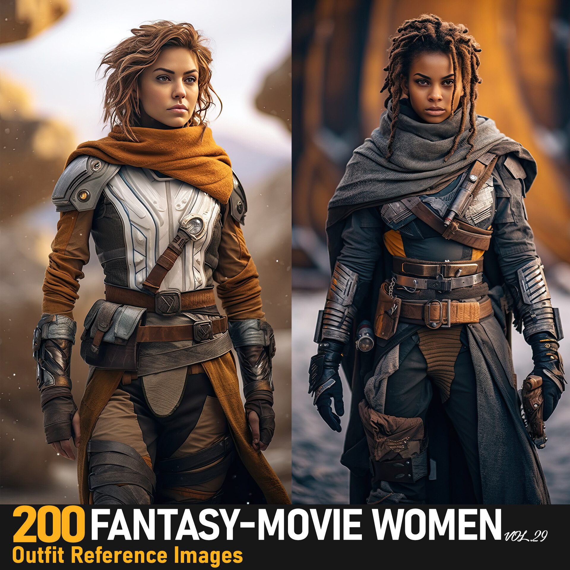 ArtStation - Fantasy-Movie Woman VOL.29|4K Reference Images