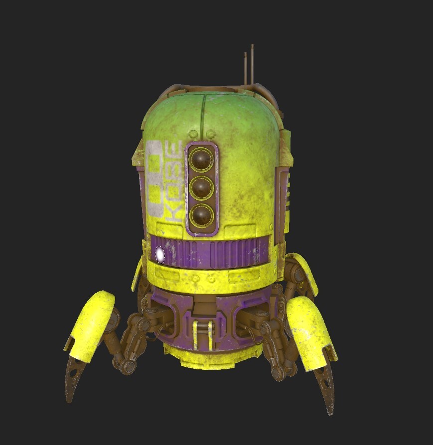 ArtStation - textured driod