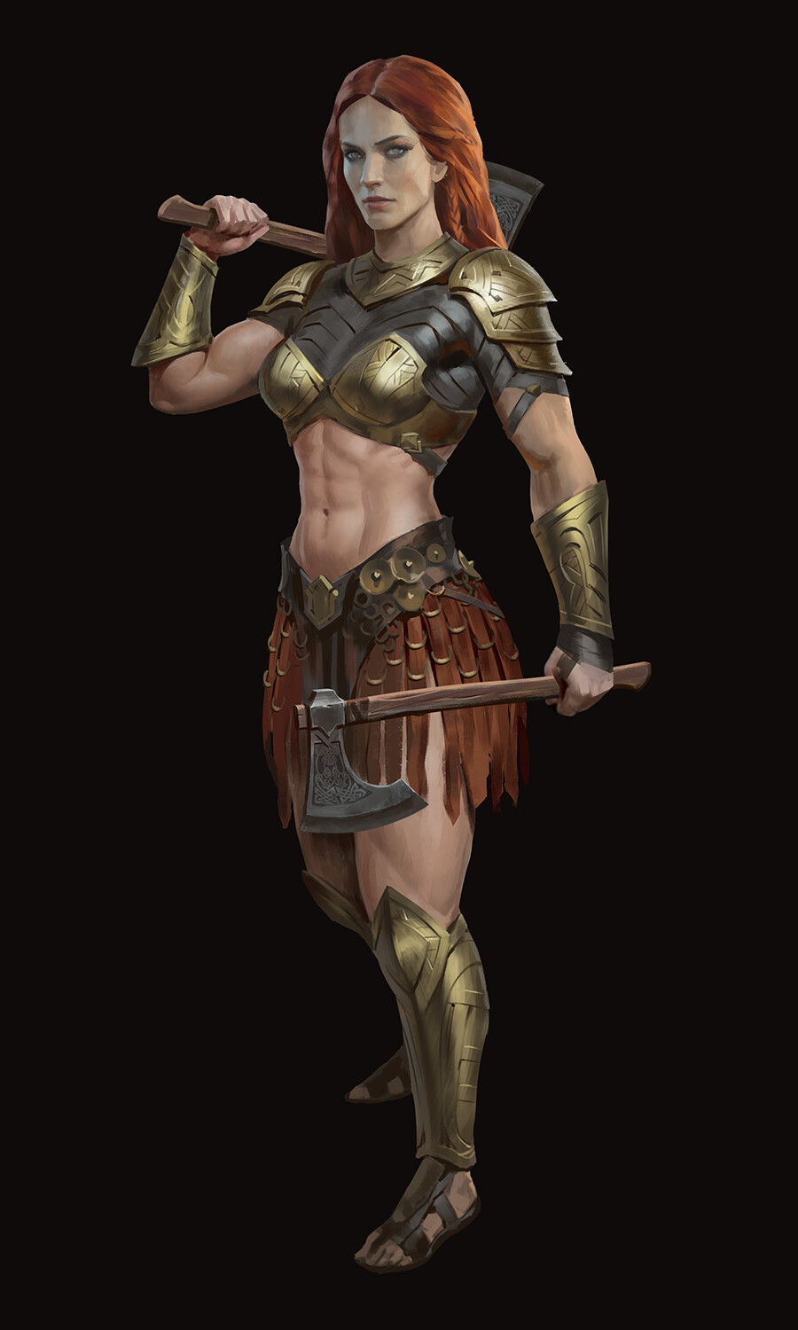 ArtStation - Warrior woman