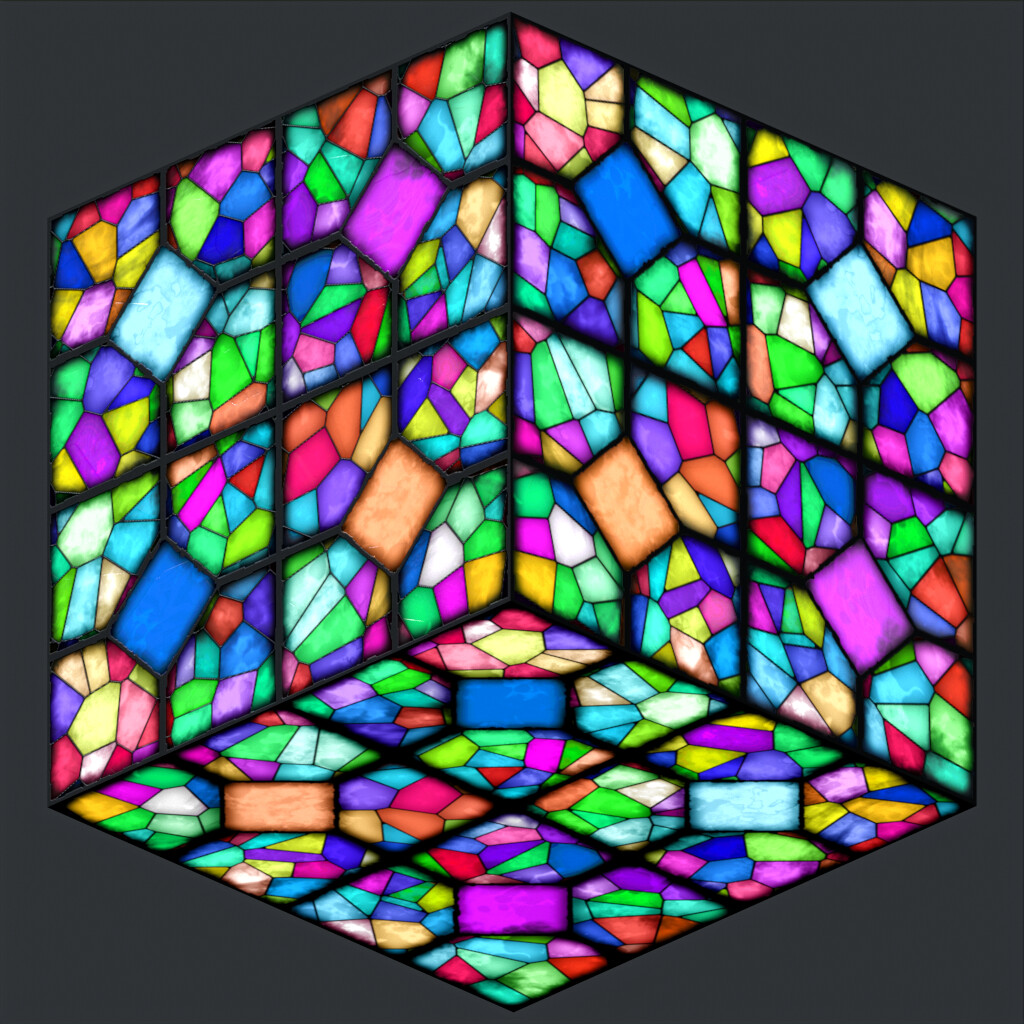 MH Morvarid - Stylized Stained Glass