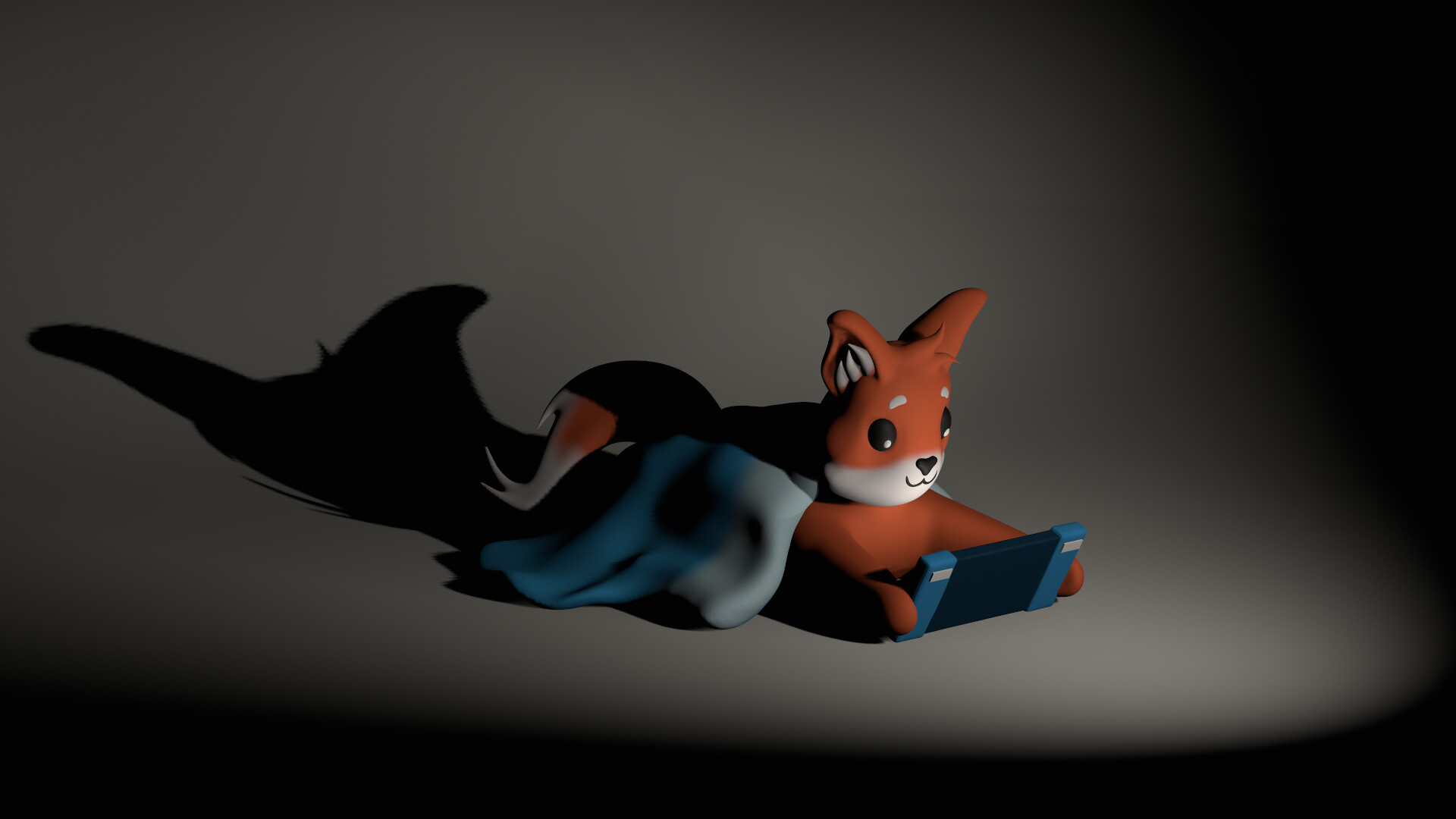 ArtStation - Introvert gamer fox