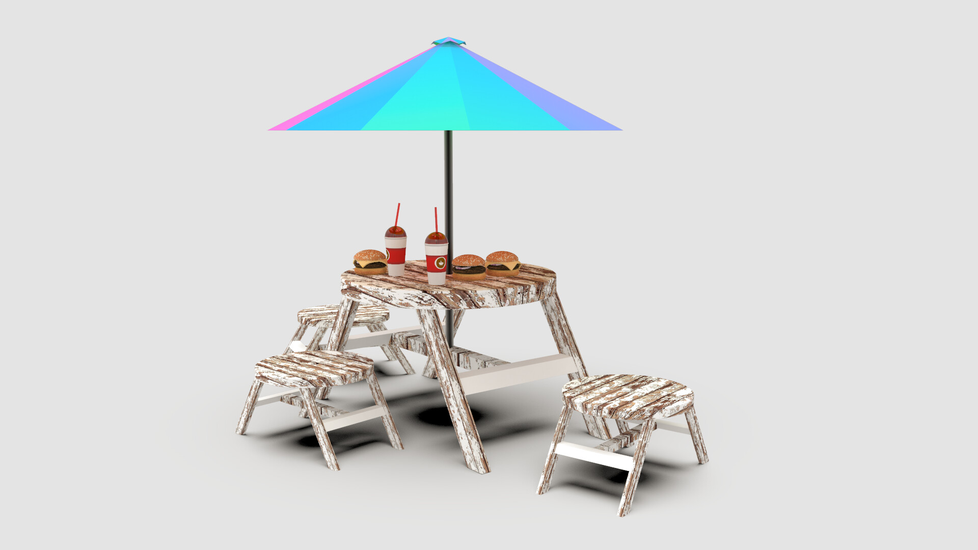 ArtStation - Patio Table