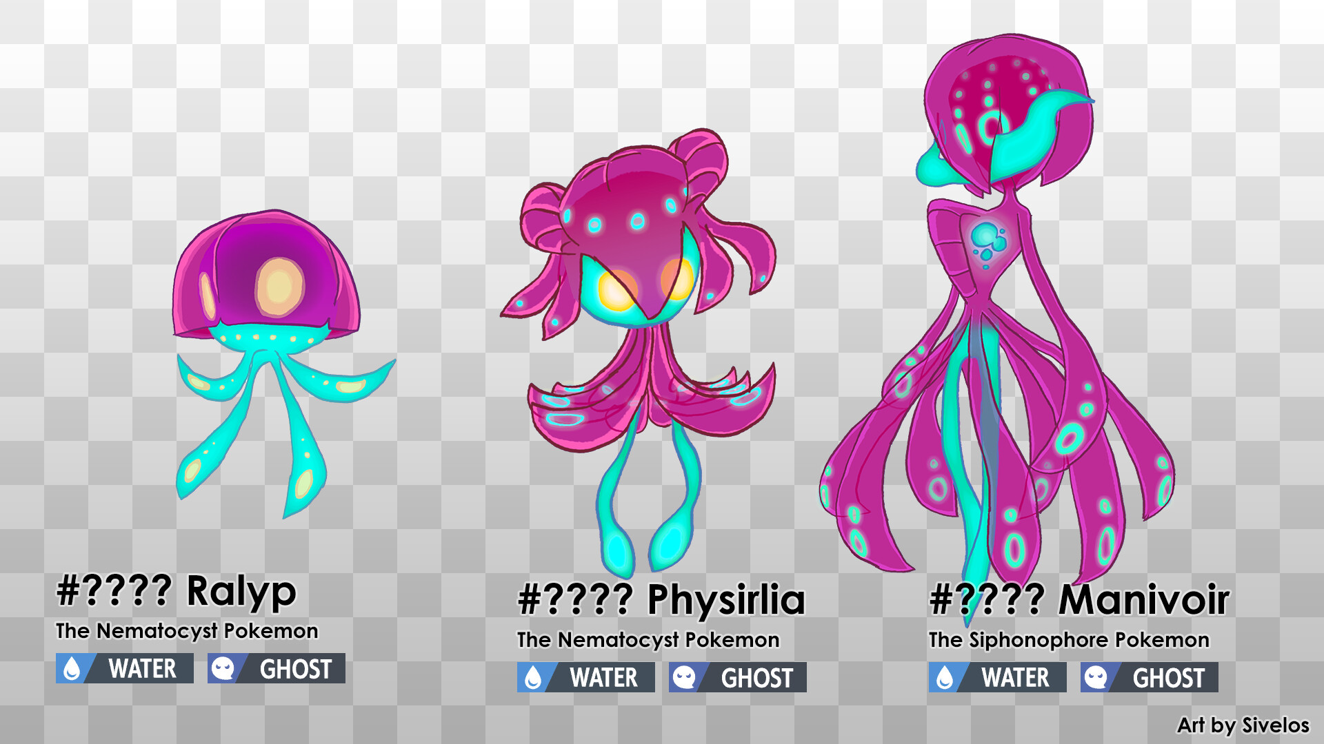 Devin Amlen - Manivoir, the Siphonophore Pokemon