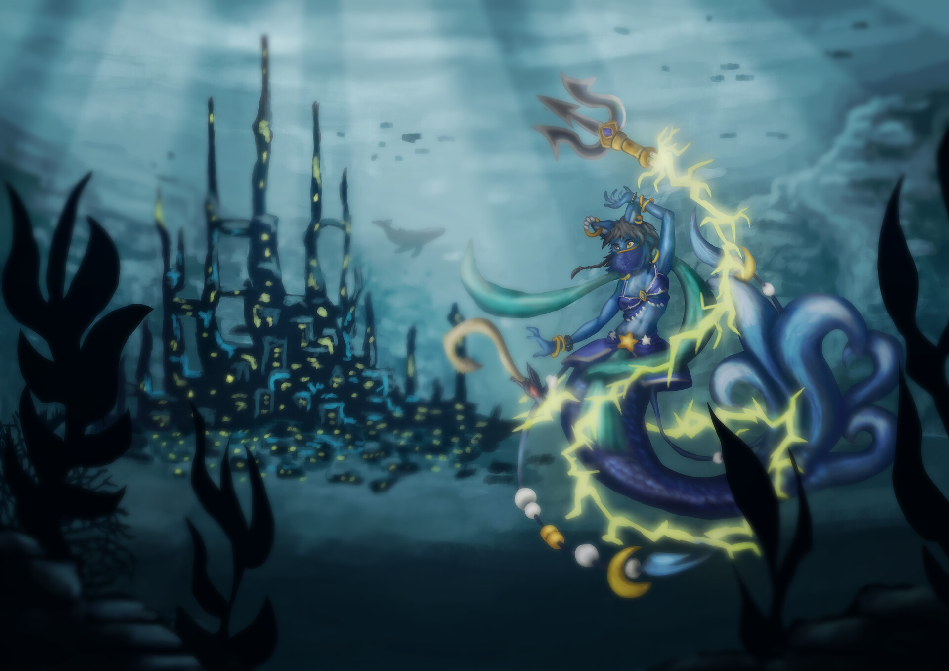 ArtStation - Mermaid fox