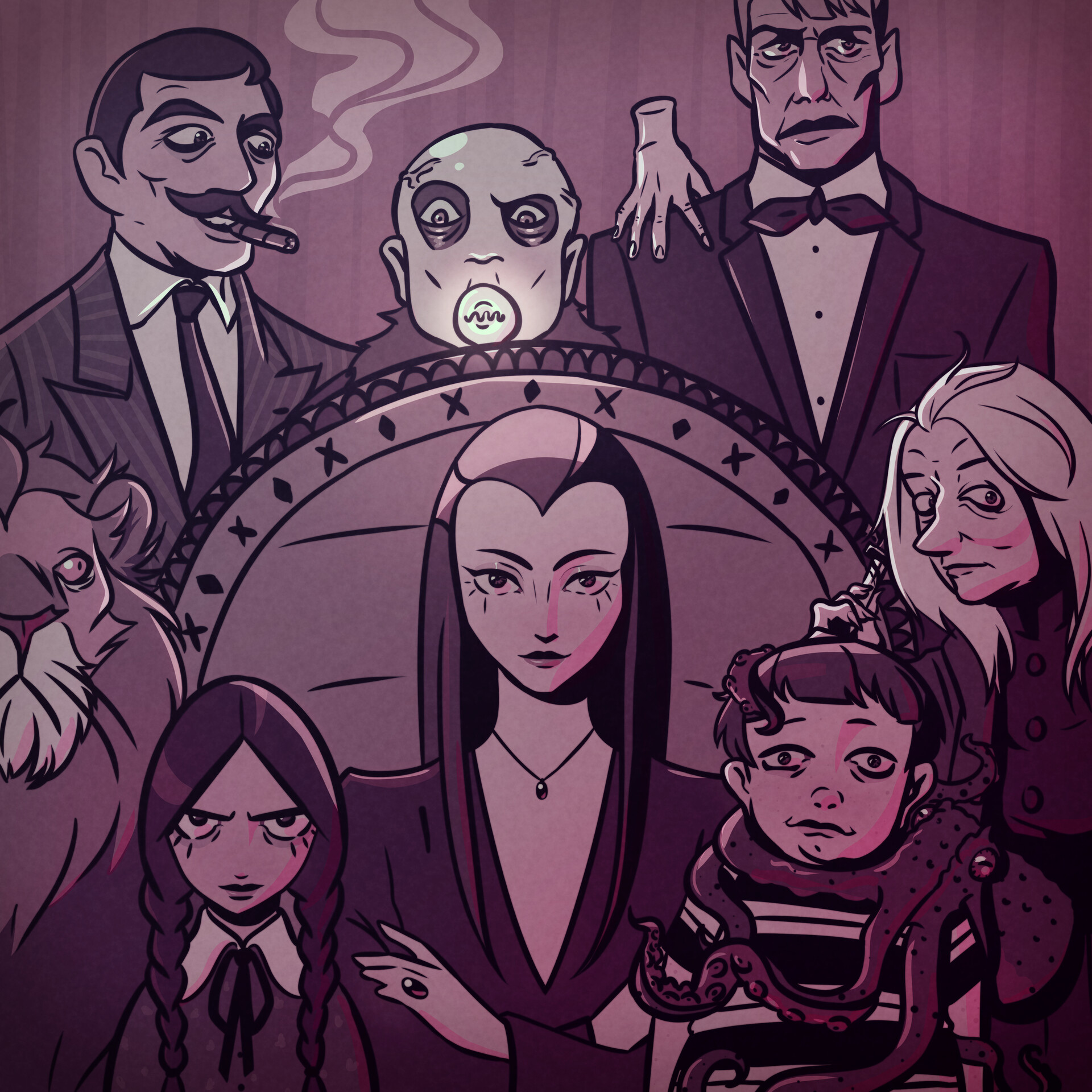 ArtStation - Addams Family