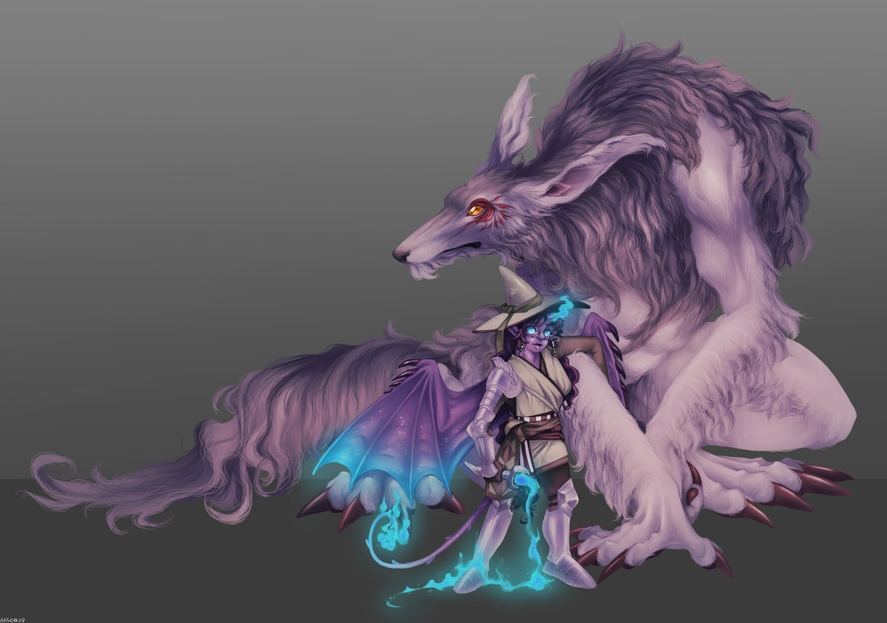 ArtStation - Zephyra and Eldrid - AU Art