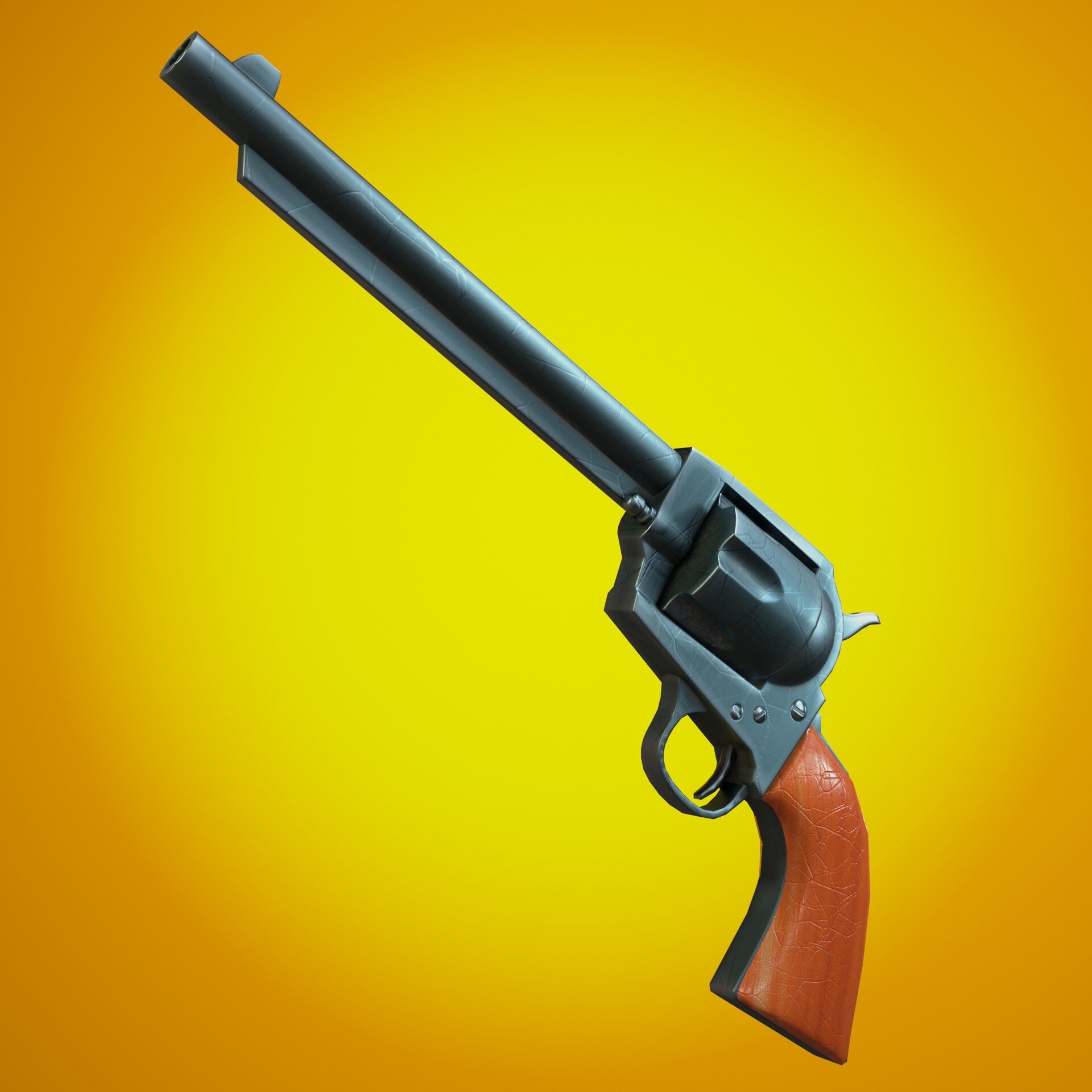 ArtStation - Stylised Revolver