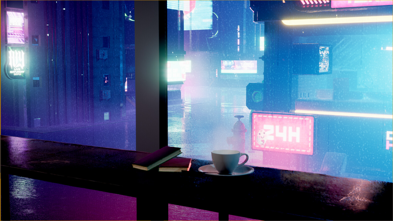 ArtStation - raining day